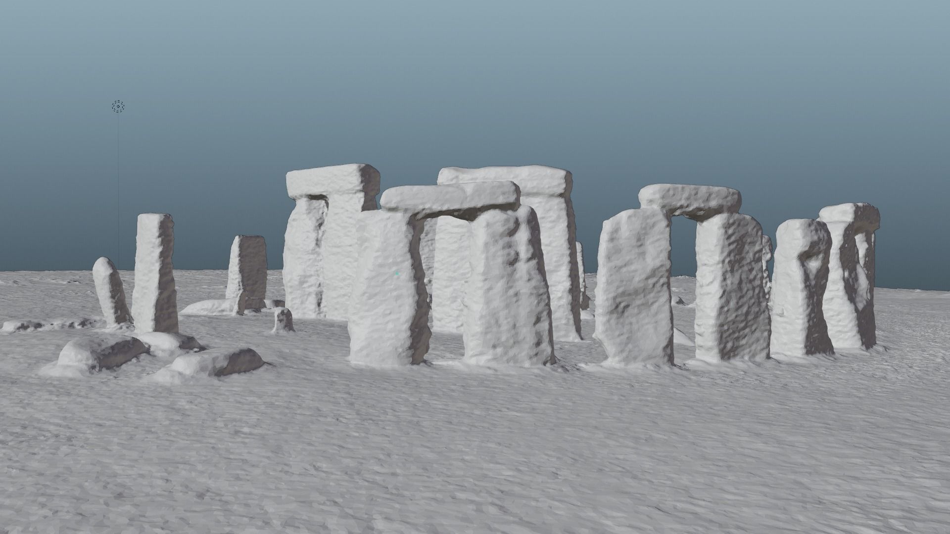 3D model Stonehenge Monument Landscape and 3D Printable Model VR / AR ...