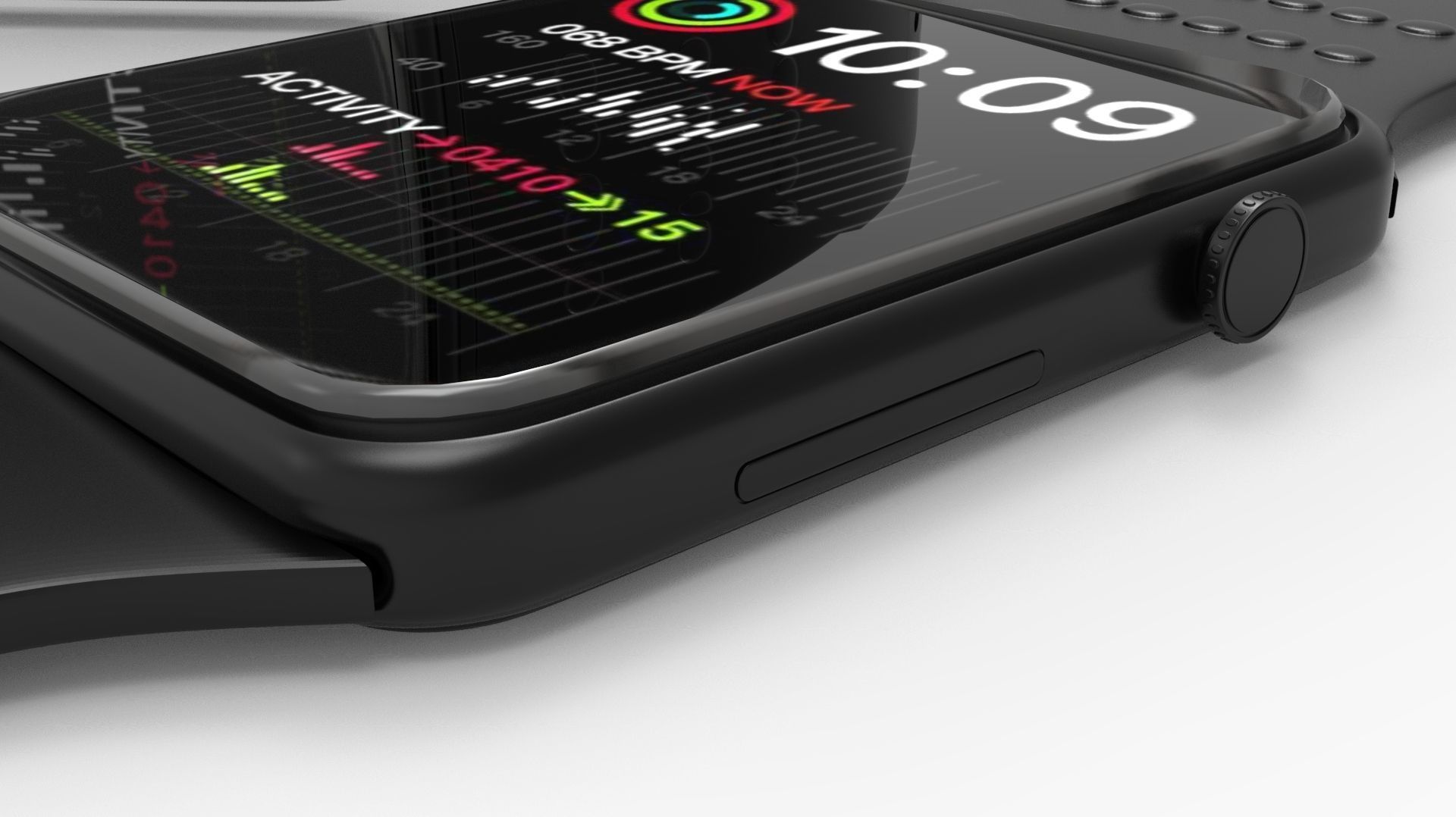 SMART WATCH-BLACK 3D model | CGTrader