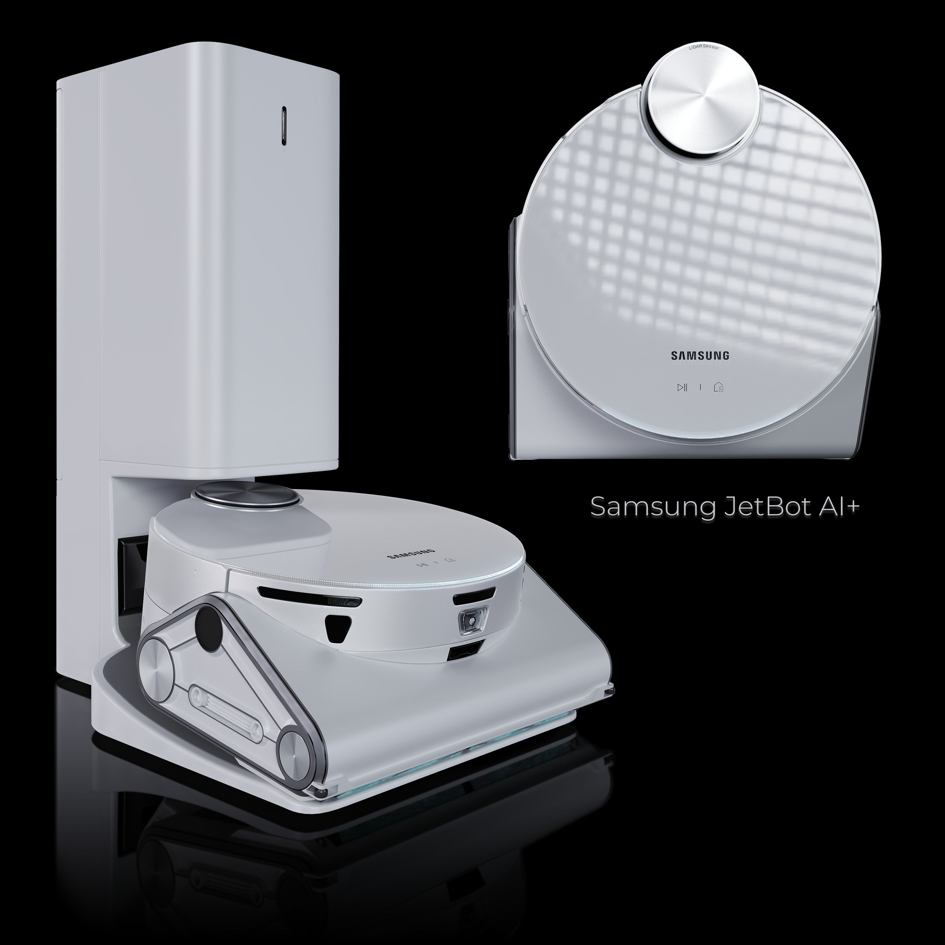 Samsung Jet Bot AI Robot Vacuum Cleaner 3D model | CGTrader