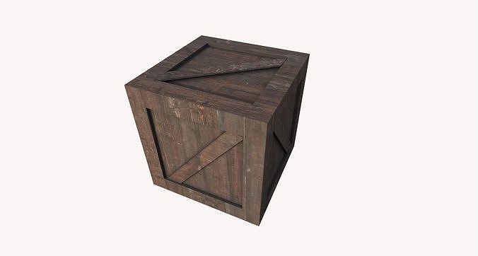 crate wooden box free VR / AR / low-poly 3D model | CGTrader