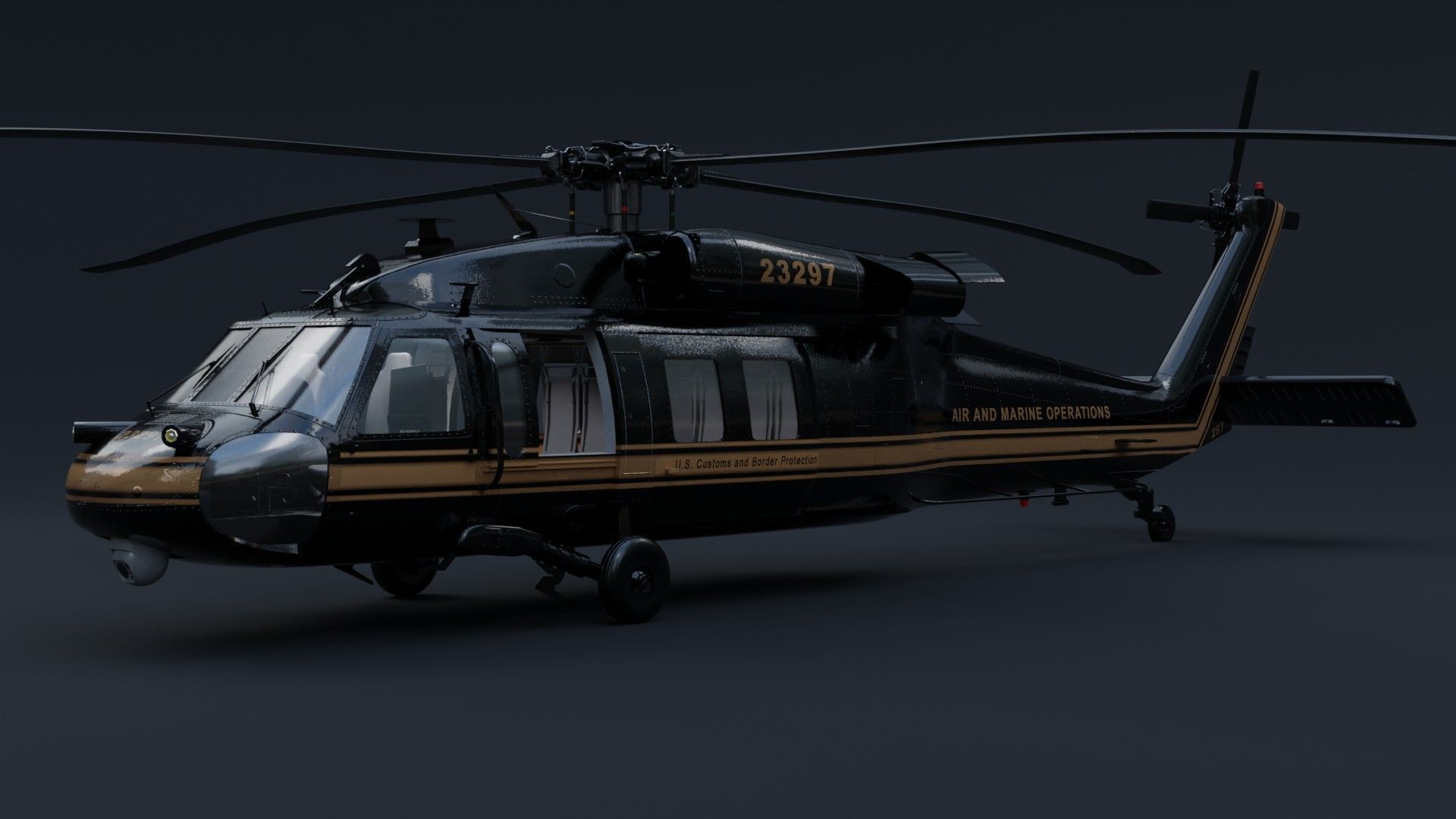 Sikorsky UH-60 Black Hawk plus 7 Skins 3D model | CGTrader