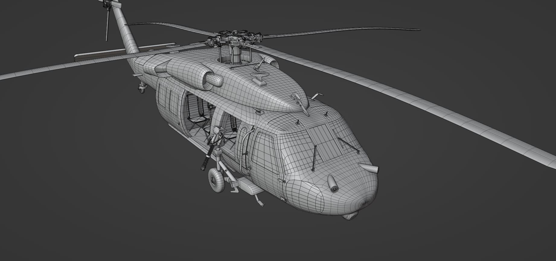 Sikorsky UH-60 Black Hawk plus 7 Skins 3D model | CGTrader