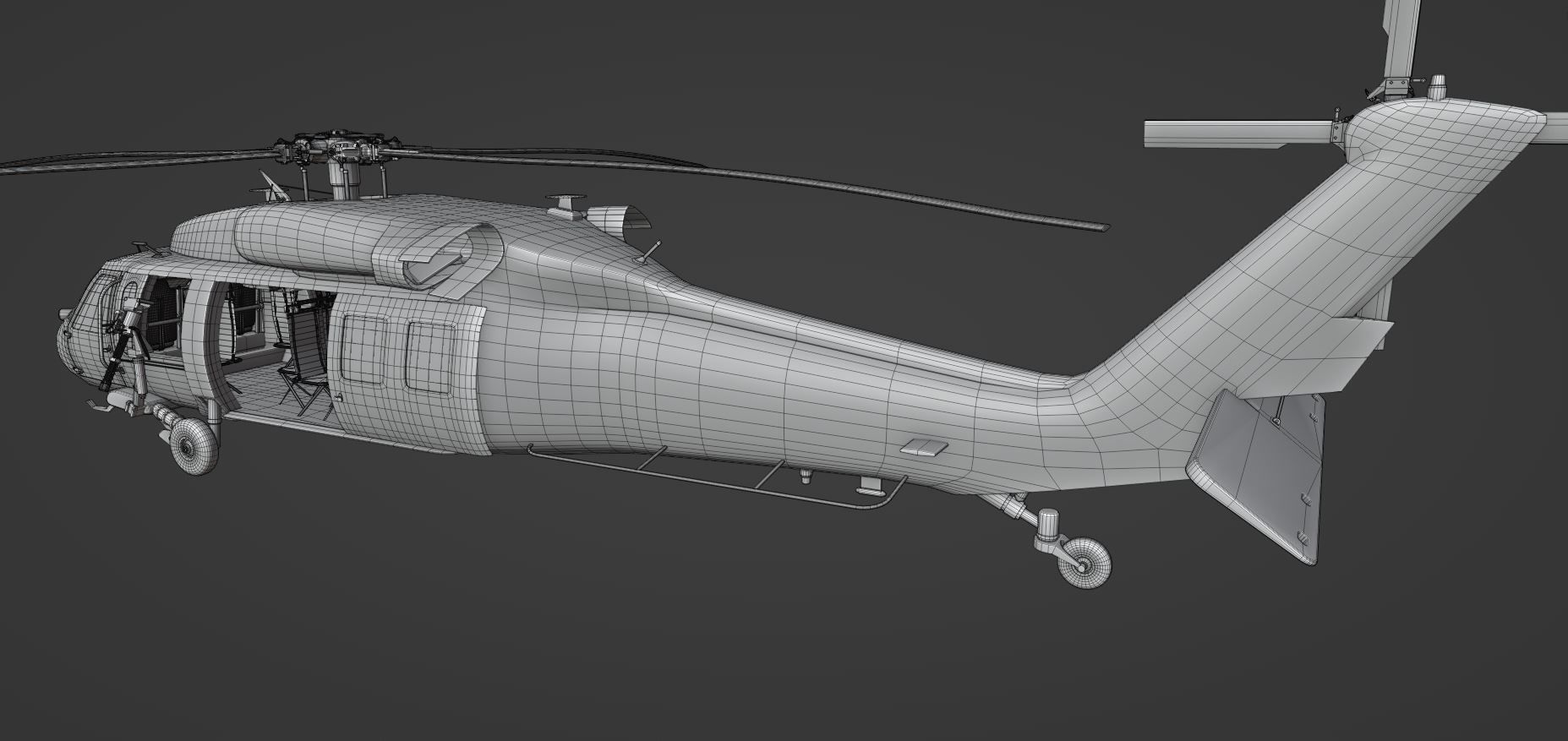 Sikorsky UH-60 Black Hawk plus 7 Skins 3D model | CGTrader