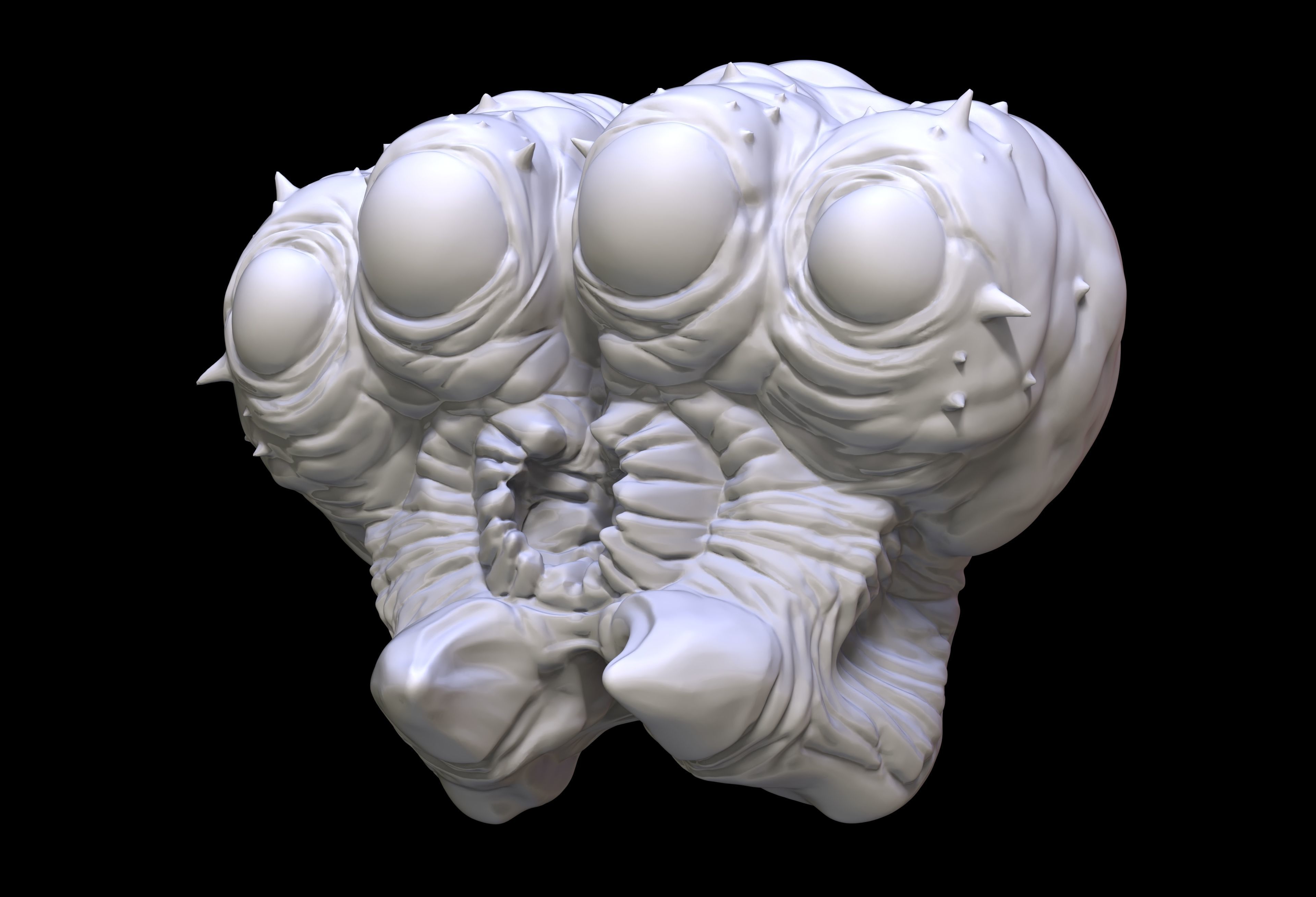 Grub Head Sculpt 3D model 3D printable | CGTrader