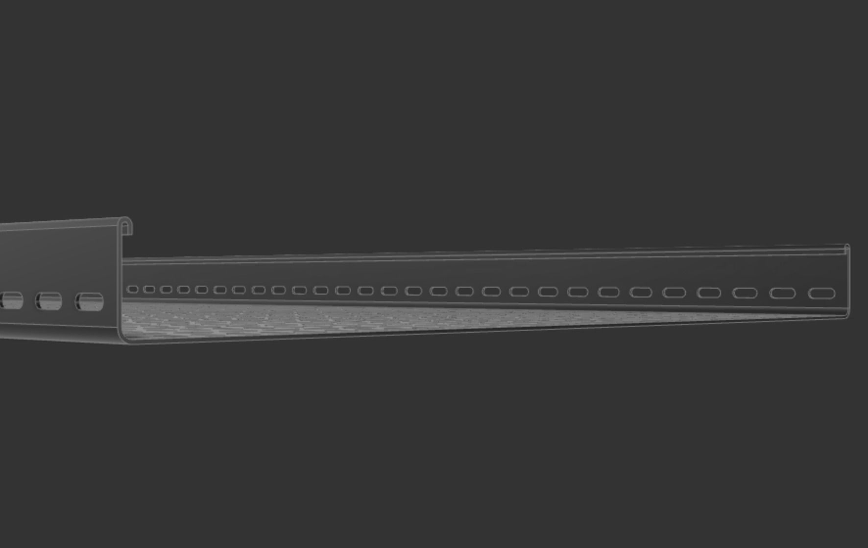 Cable Tray 600mm x 3000mm TYPE1 3D model | CGTrader