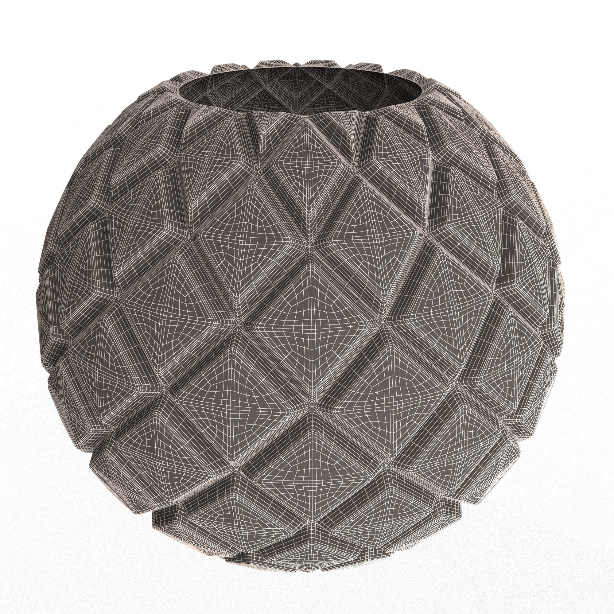 3D model Sphere with Rombs CNC VR / AR / low-poly | CGTrader