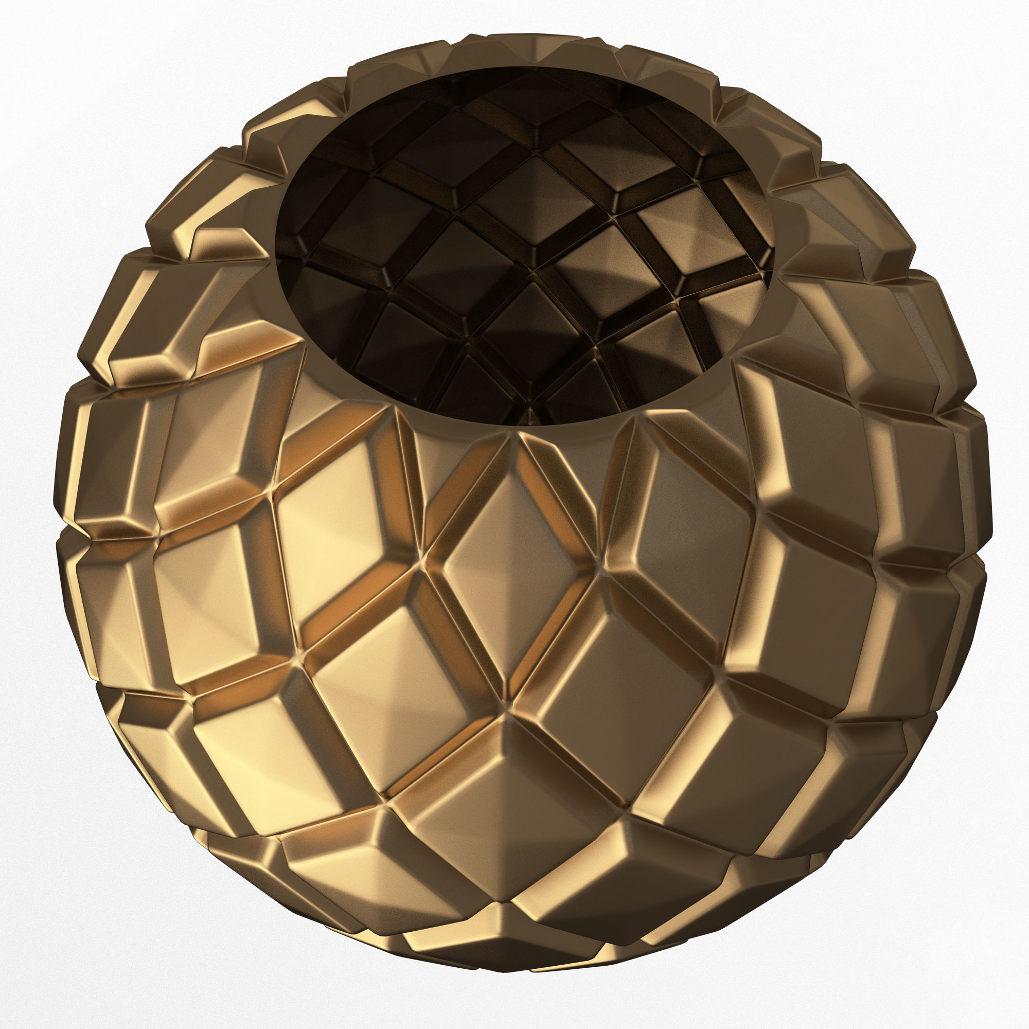 3D model Sphere with Rombs CNC VR / AR / low-poly | CGTrader
