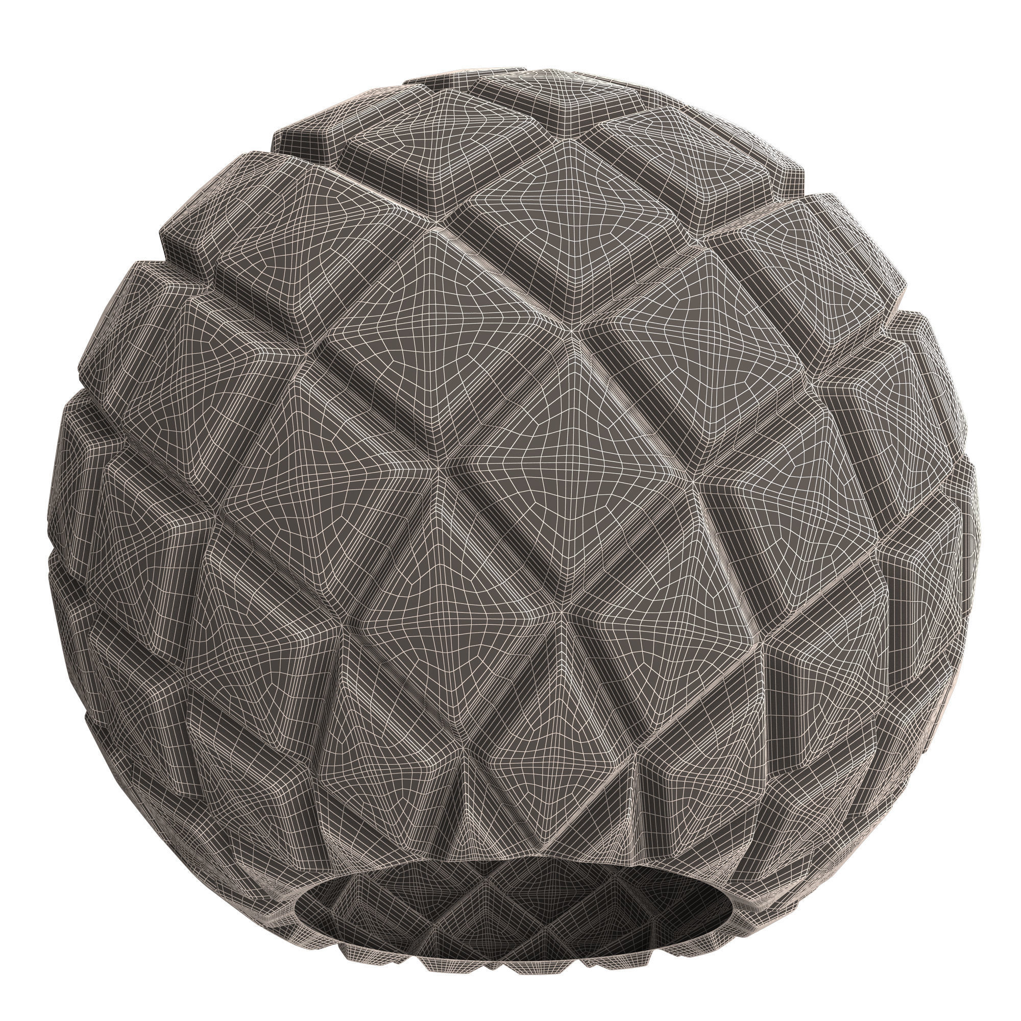 3D model Sphere with Rombs CNC VR / AR / low-poly | CGTrader