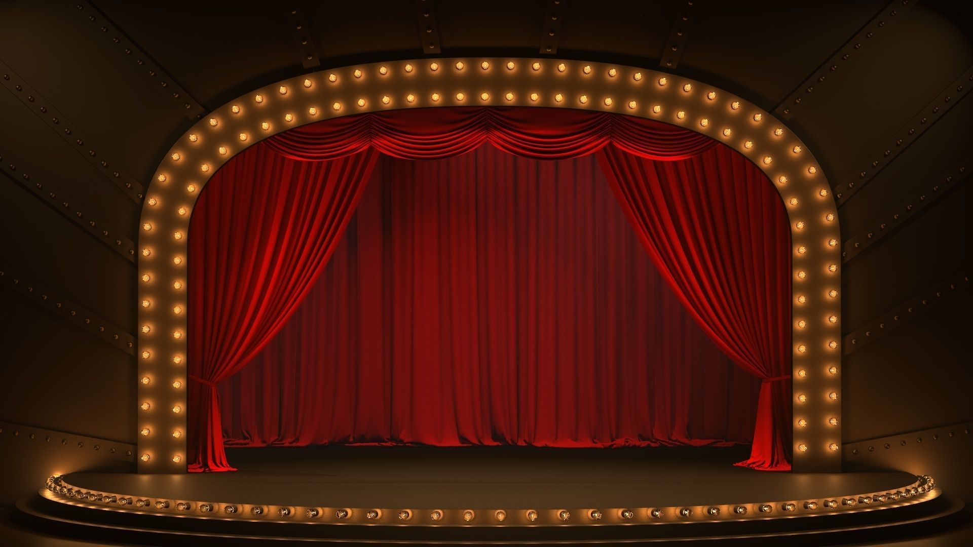 Cabaret scene 3D model | CGTrader