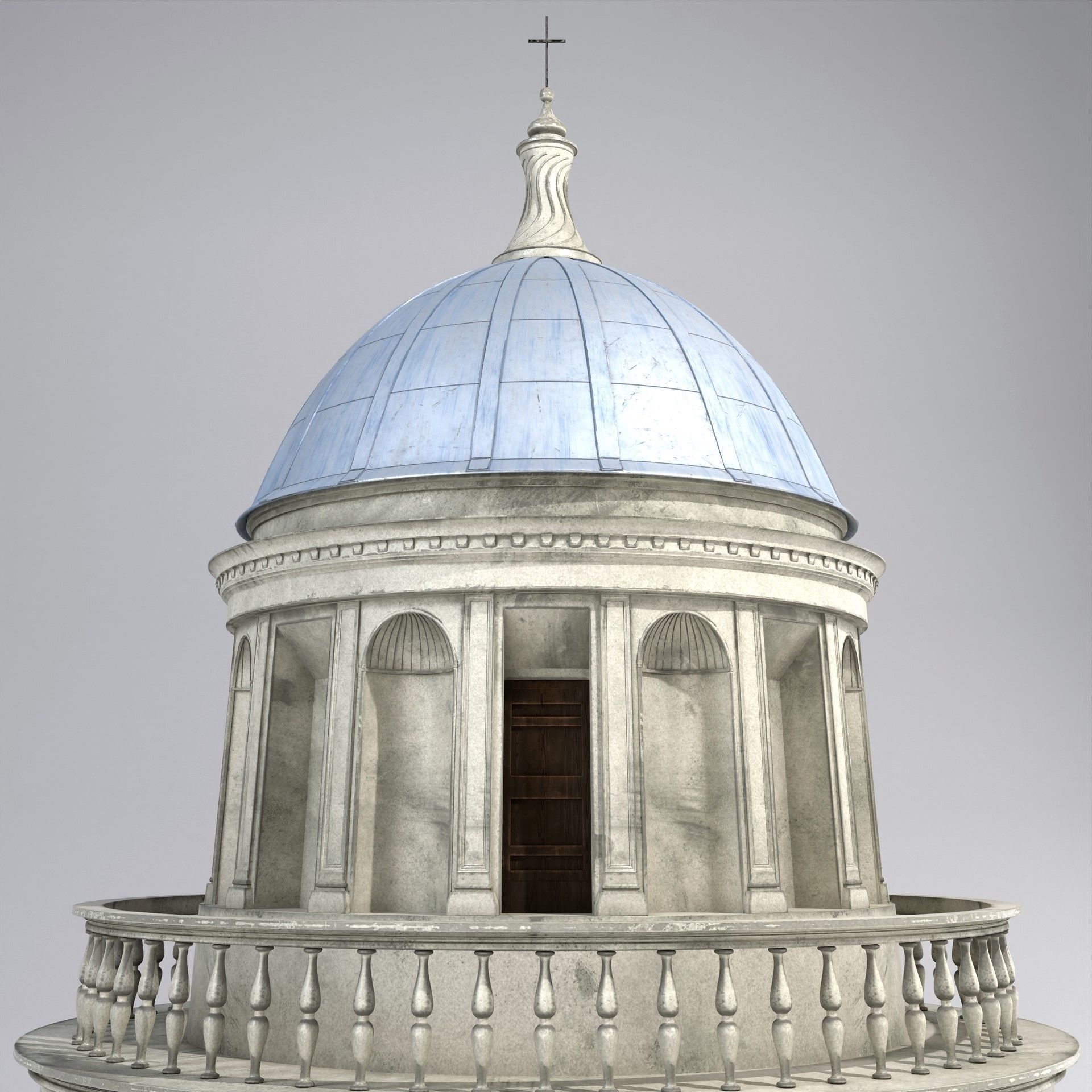 Roman temple - Tempietto del Bramante 3D model | CGTrader