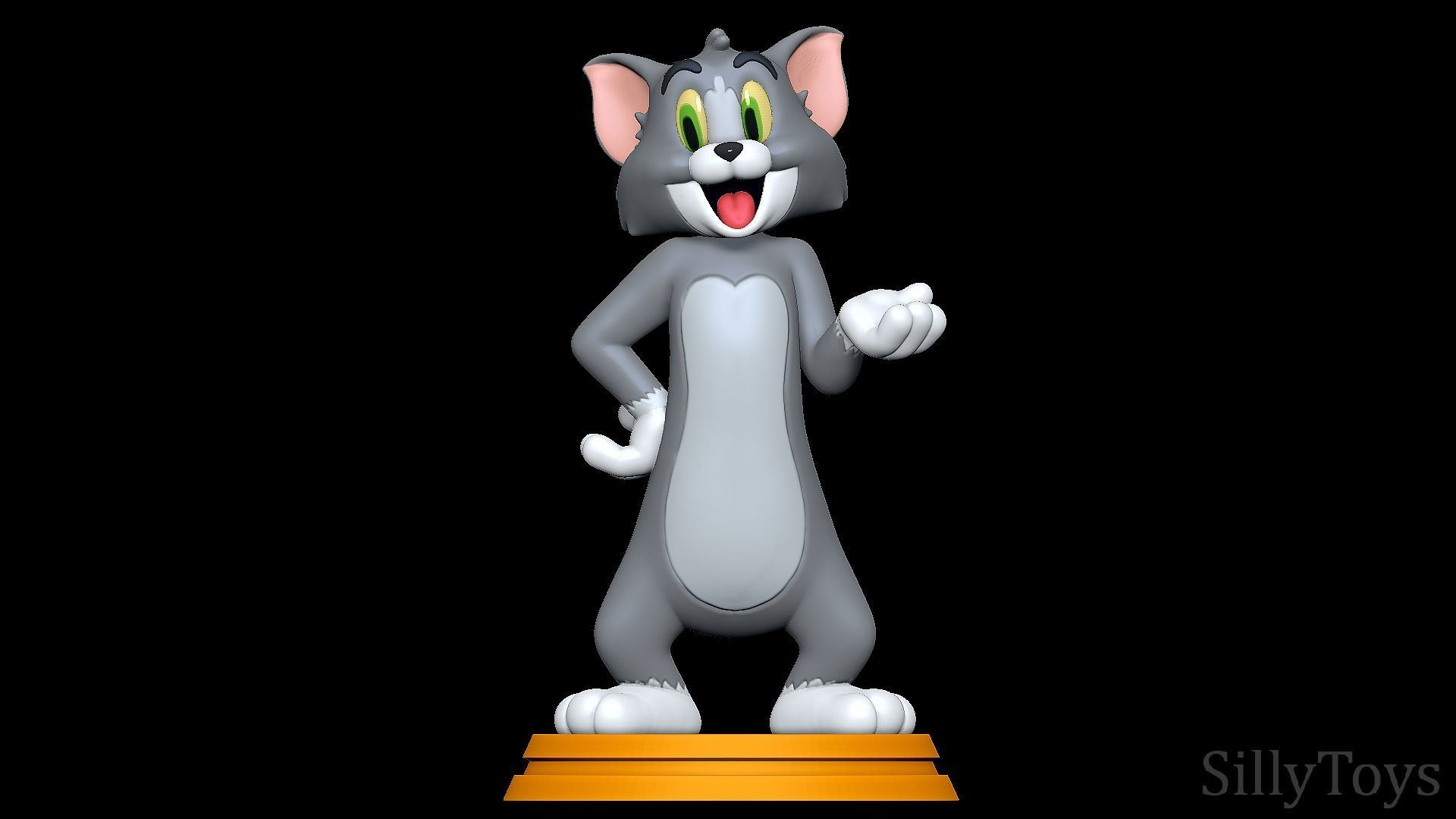 Tom - Tom and Jerry 3D model 3D printable | CGTrader
