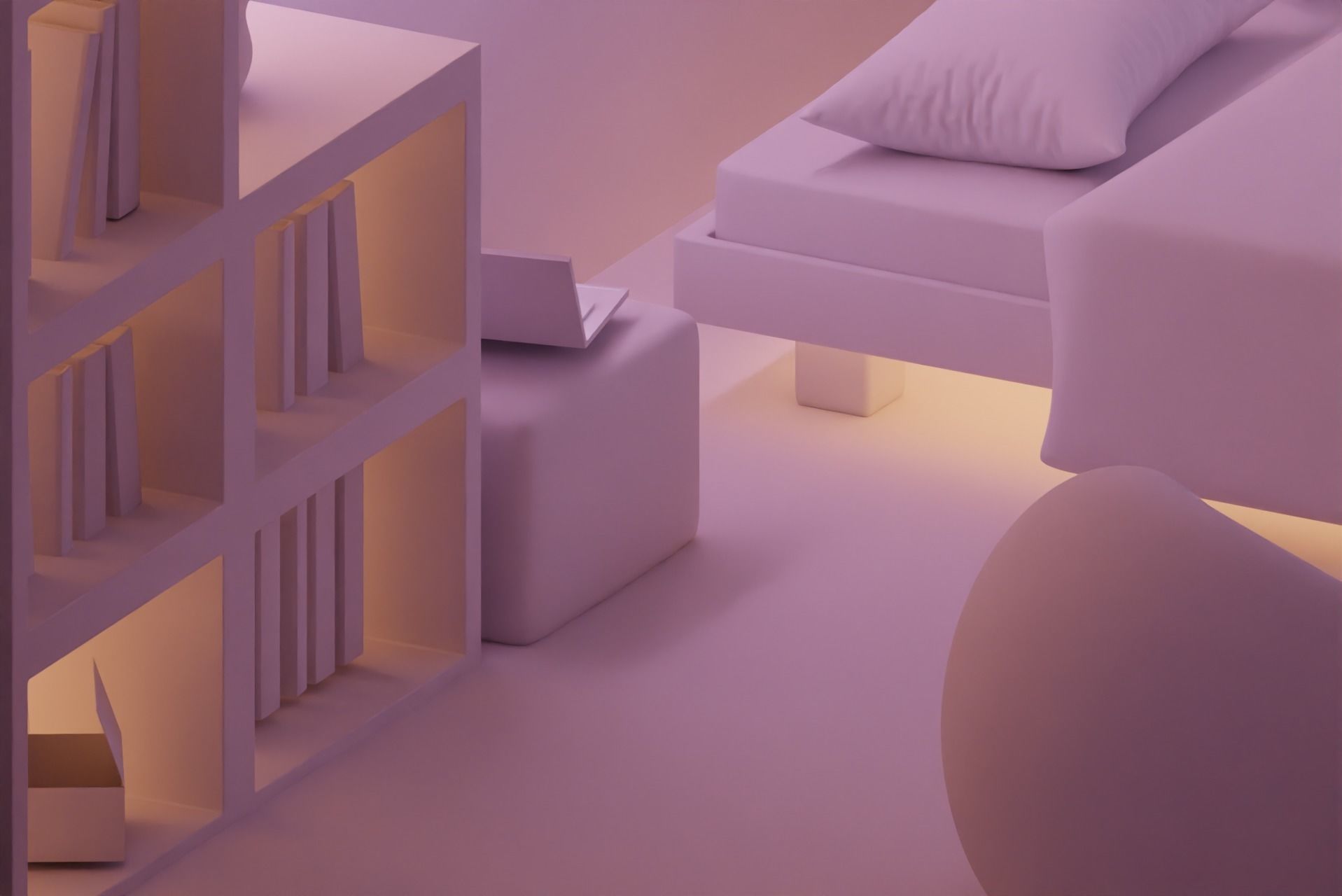 soft room 3D model | CGTrader