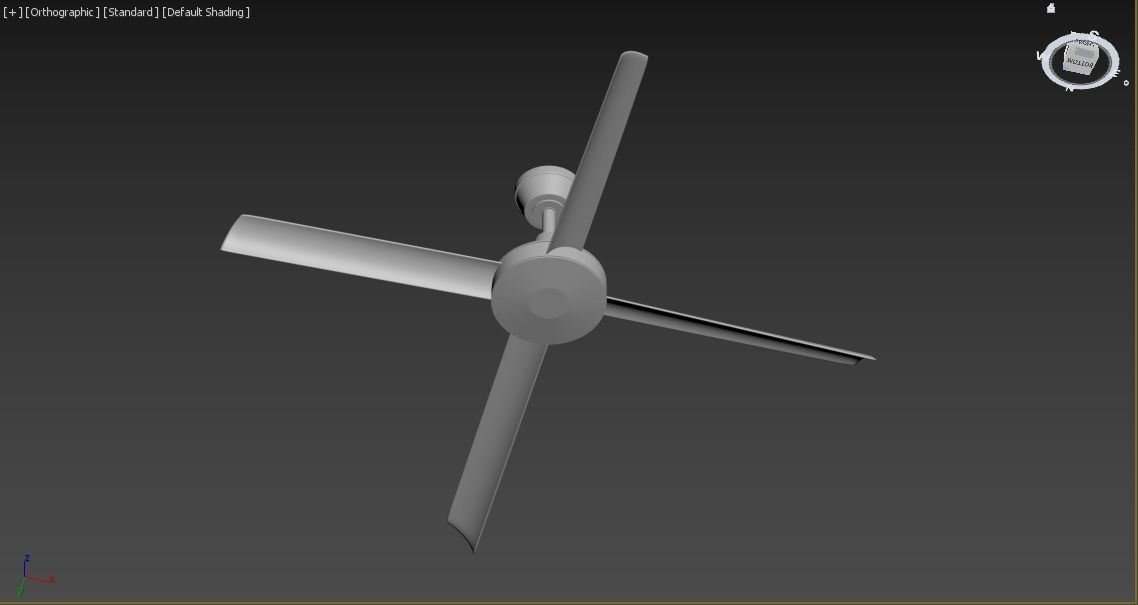 999999999999999999999999999999999999999 ceiling fan with two ... 3D ...