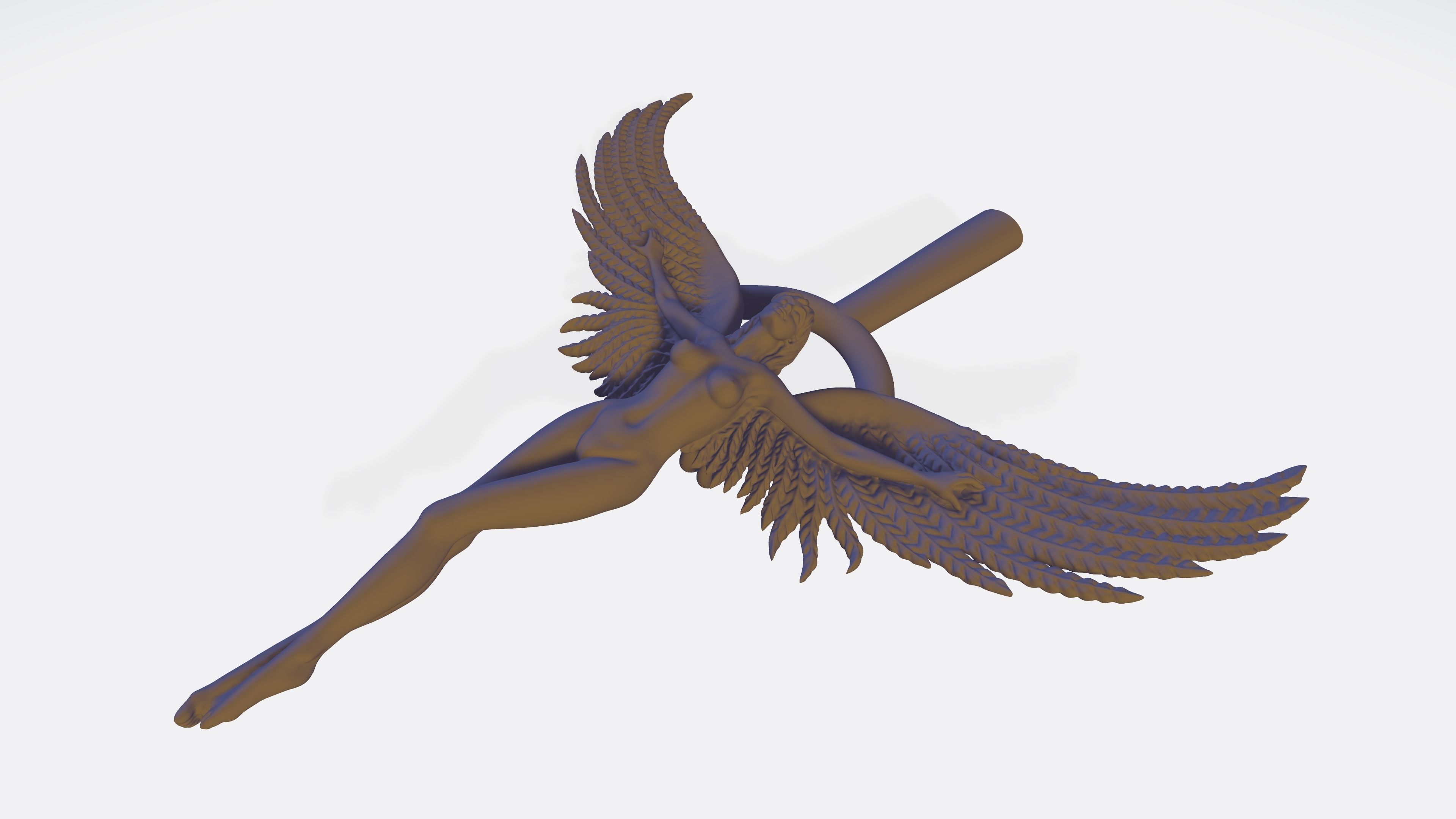 ANGEL PENDANT 3D model 3D printable | CGTrader