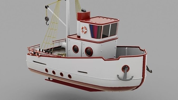 Fishing Boat 3D model | CGTrader
