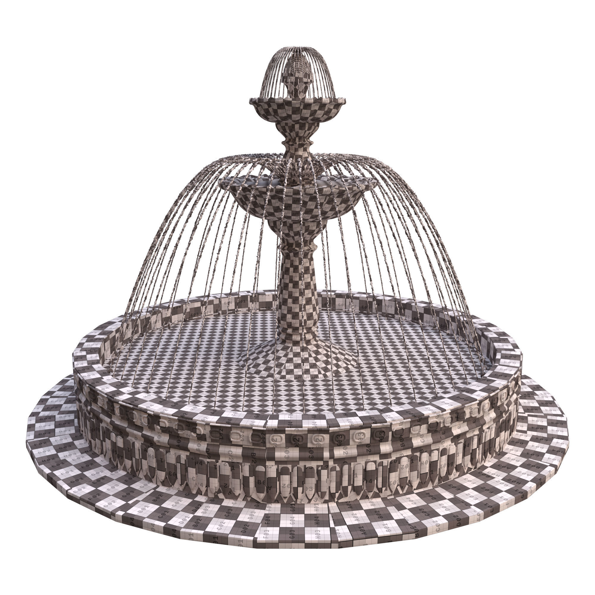 Classic Garden Fountain - Water Feature 3D model | CGTrader