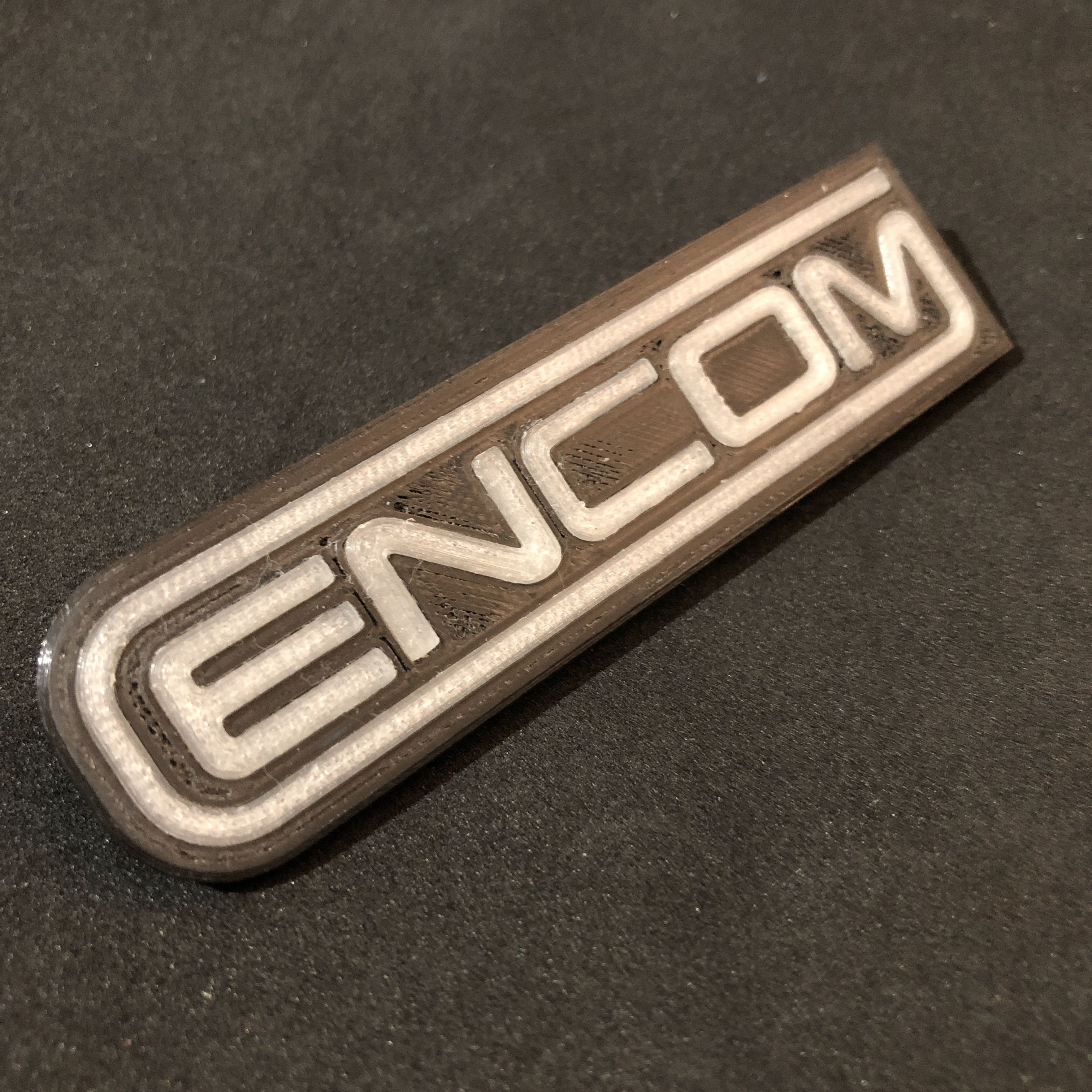 Tron ENCOM Logo Badge 3D model 3D printable | CGTrader