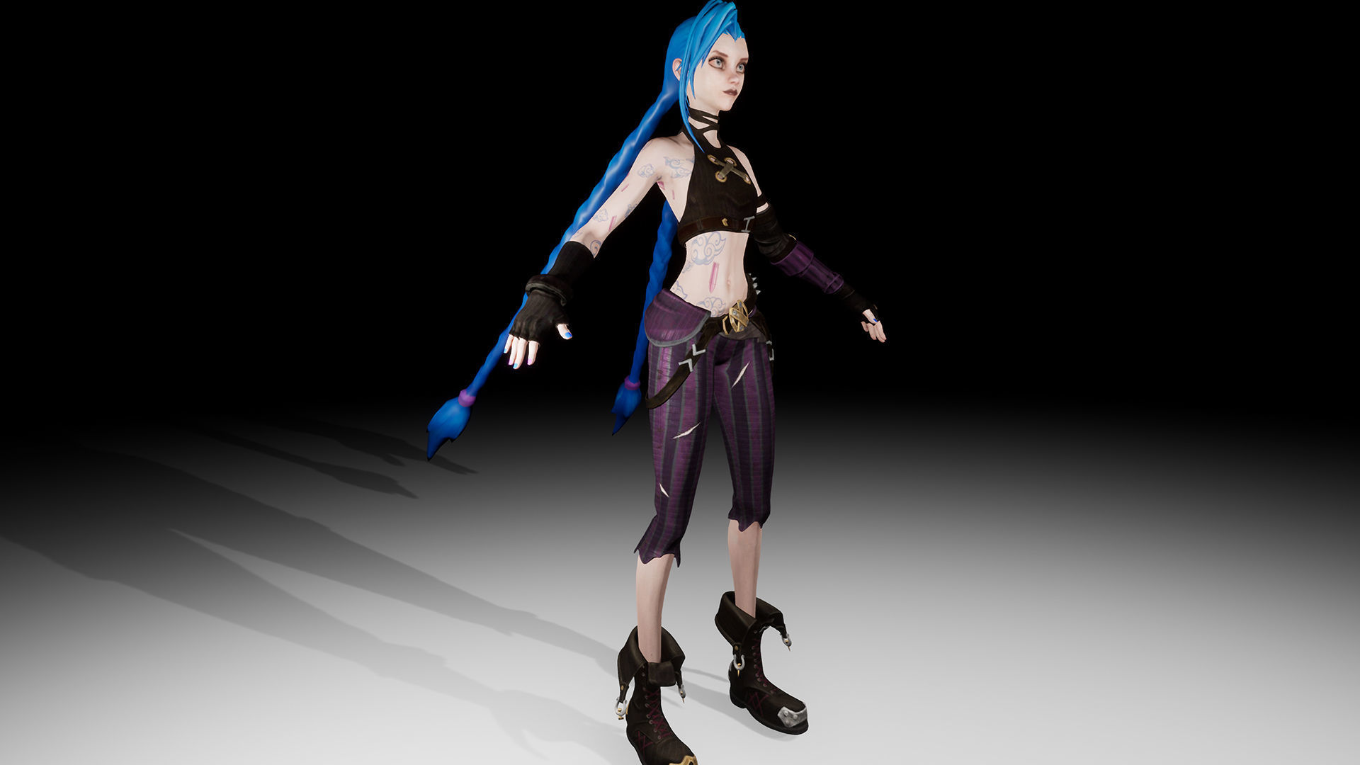 3D model Jinx Arcane league of legends VR / AR / low-poly | CGTrader