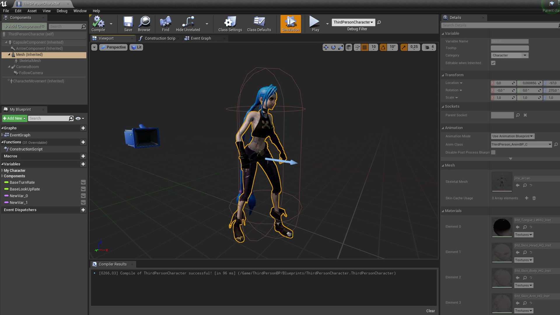3D model Jinx Arcane league of legends VR / AR / low-poly | CGTrader
