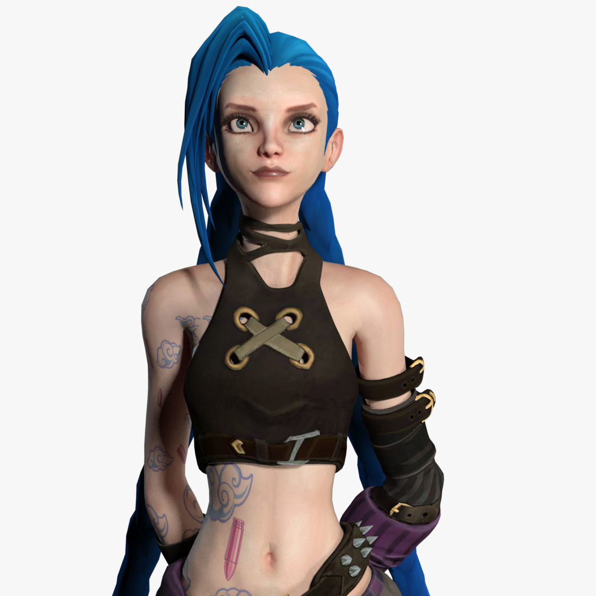 3D model Jinx Arcane league of legends VR / AR / low-poly | CGTrader