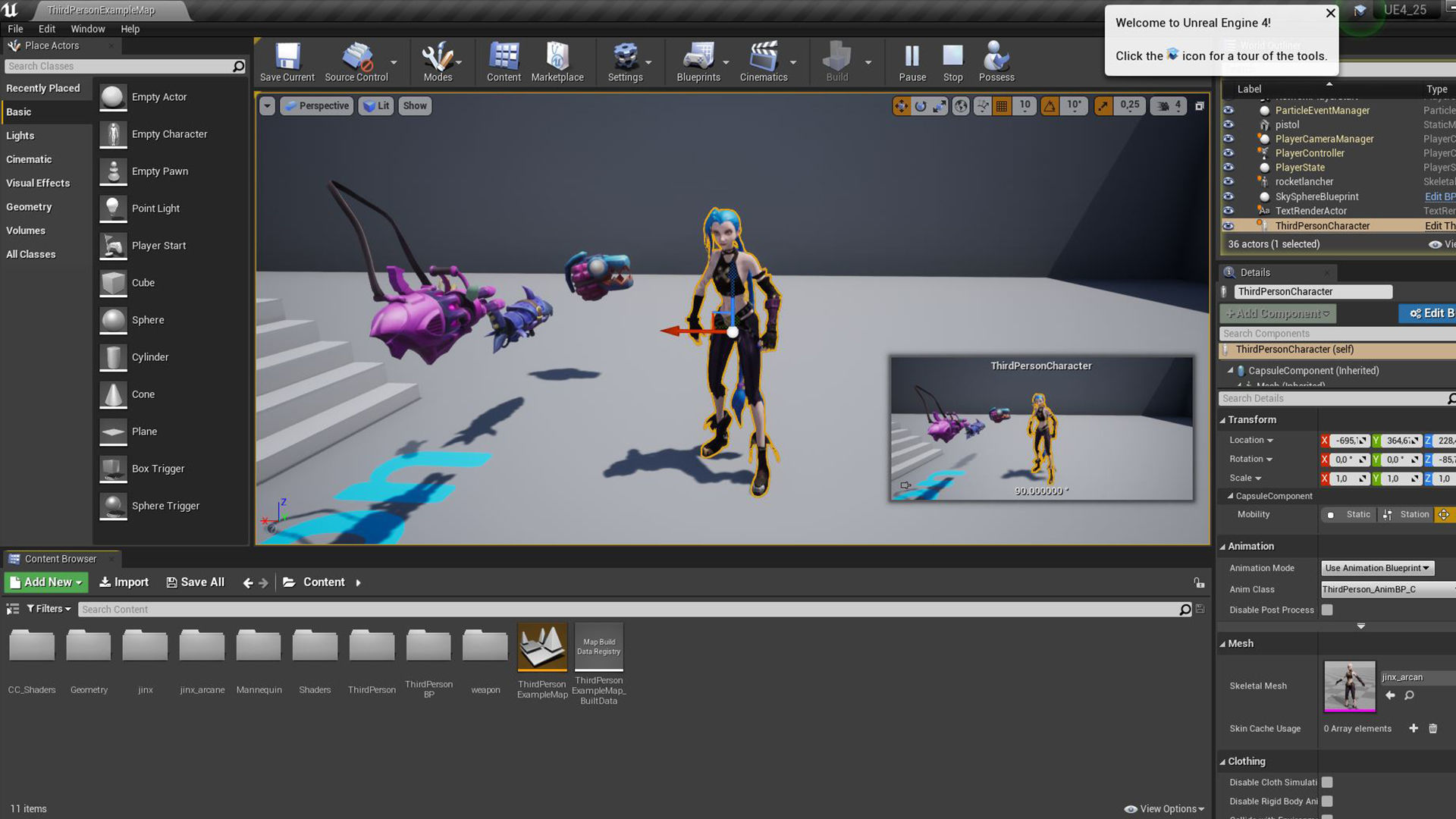 3D model Jinx Arcane league of legends VR / AR / low-poly | CGTrader