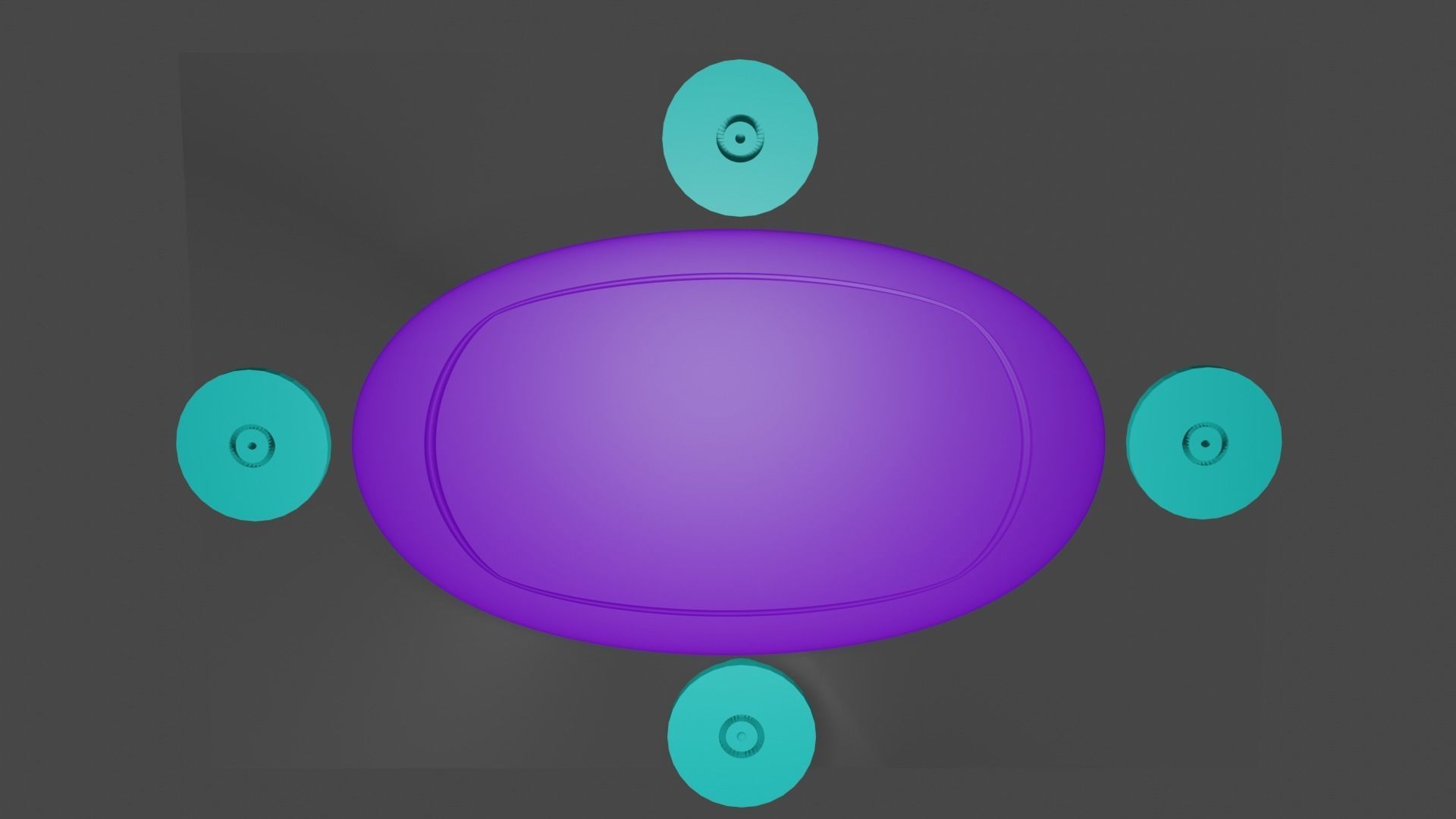 dinner table poly 3D Model free 3D model | CGTrader