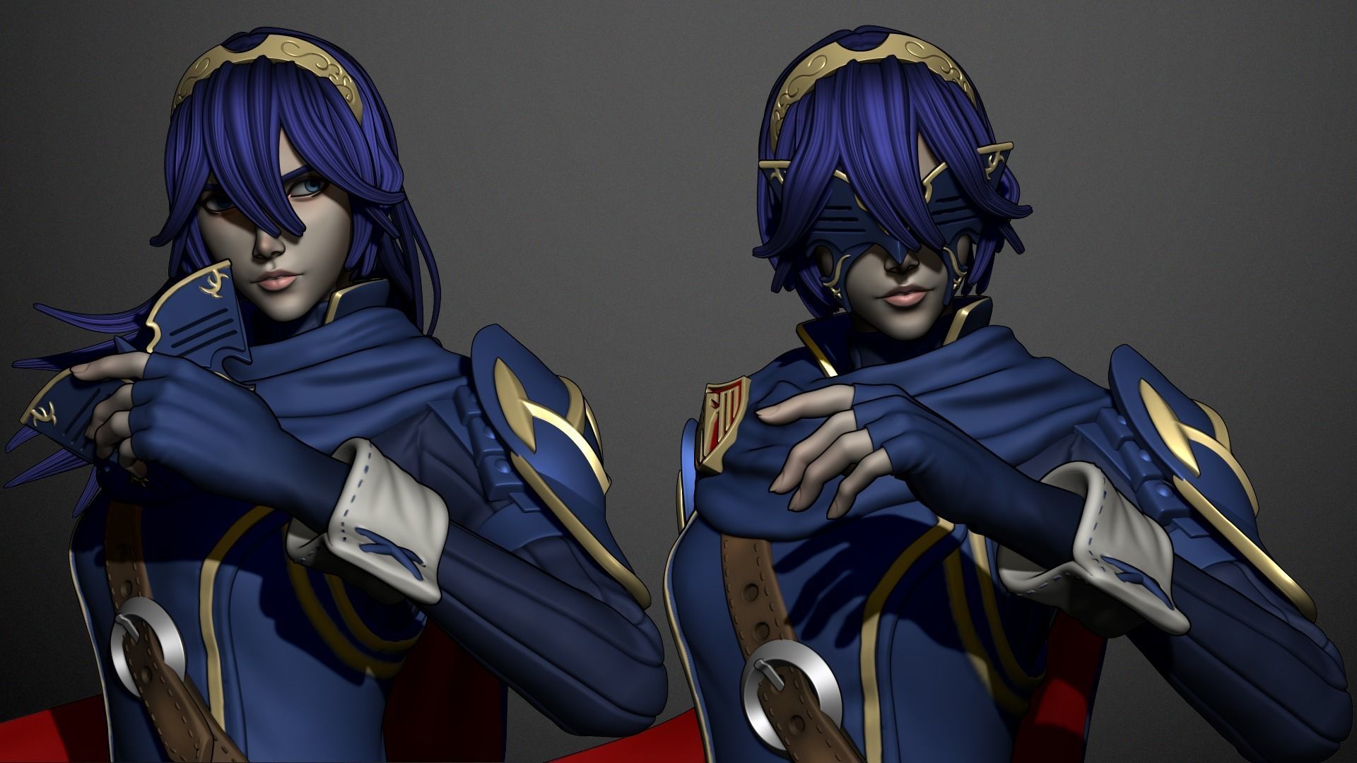 Lucina - Fire Emblem 3D model 3D printable | CGTrader