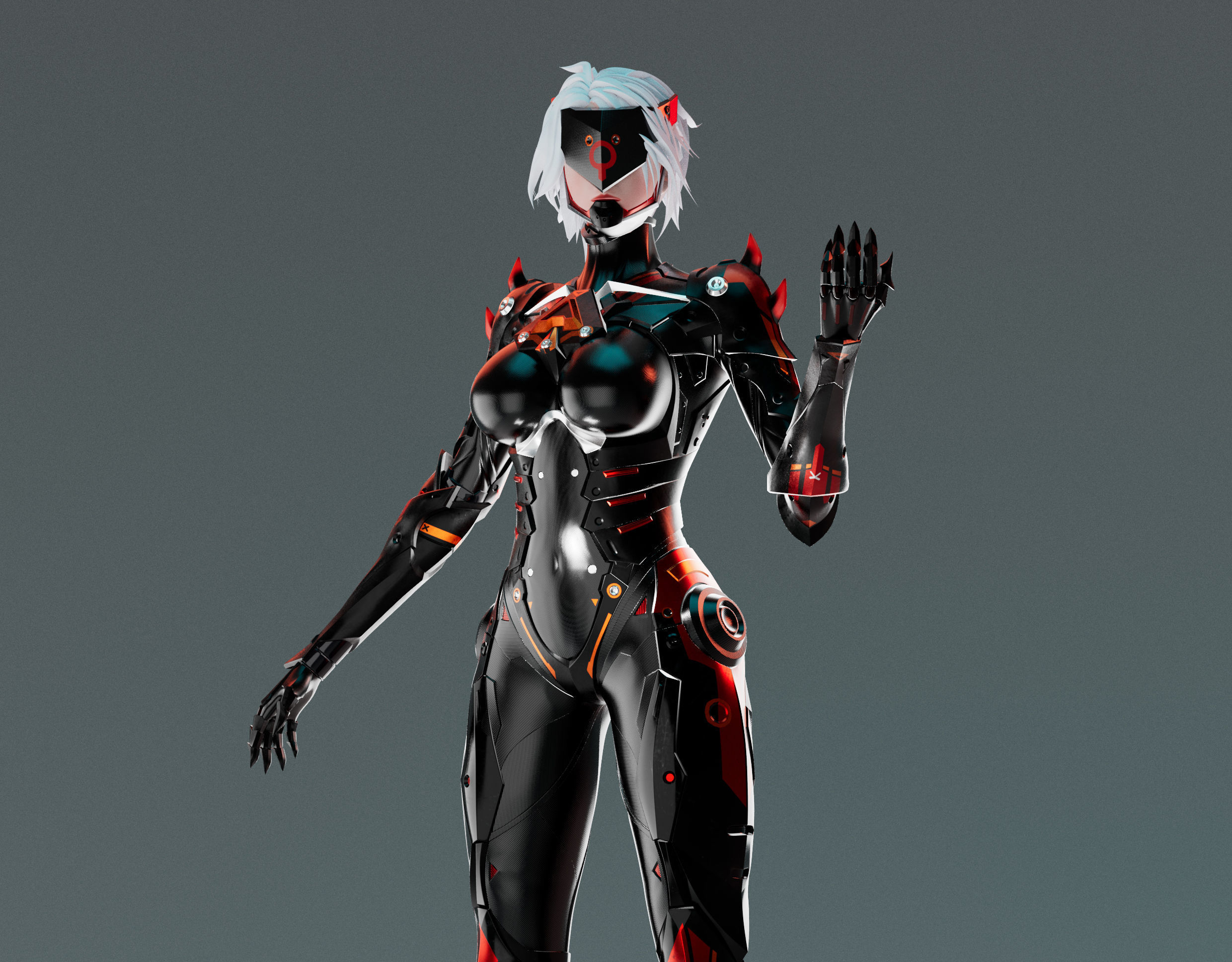 Kelly - Soldier Girl 3D model | CGTrader