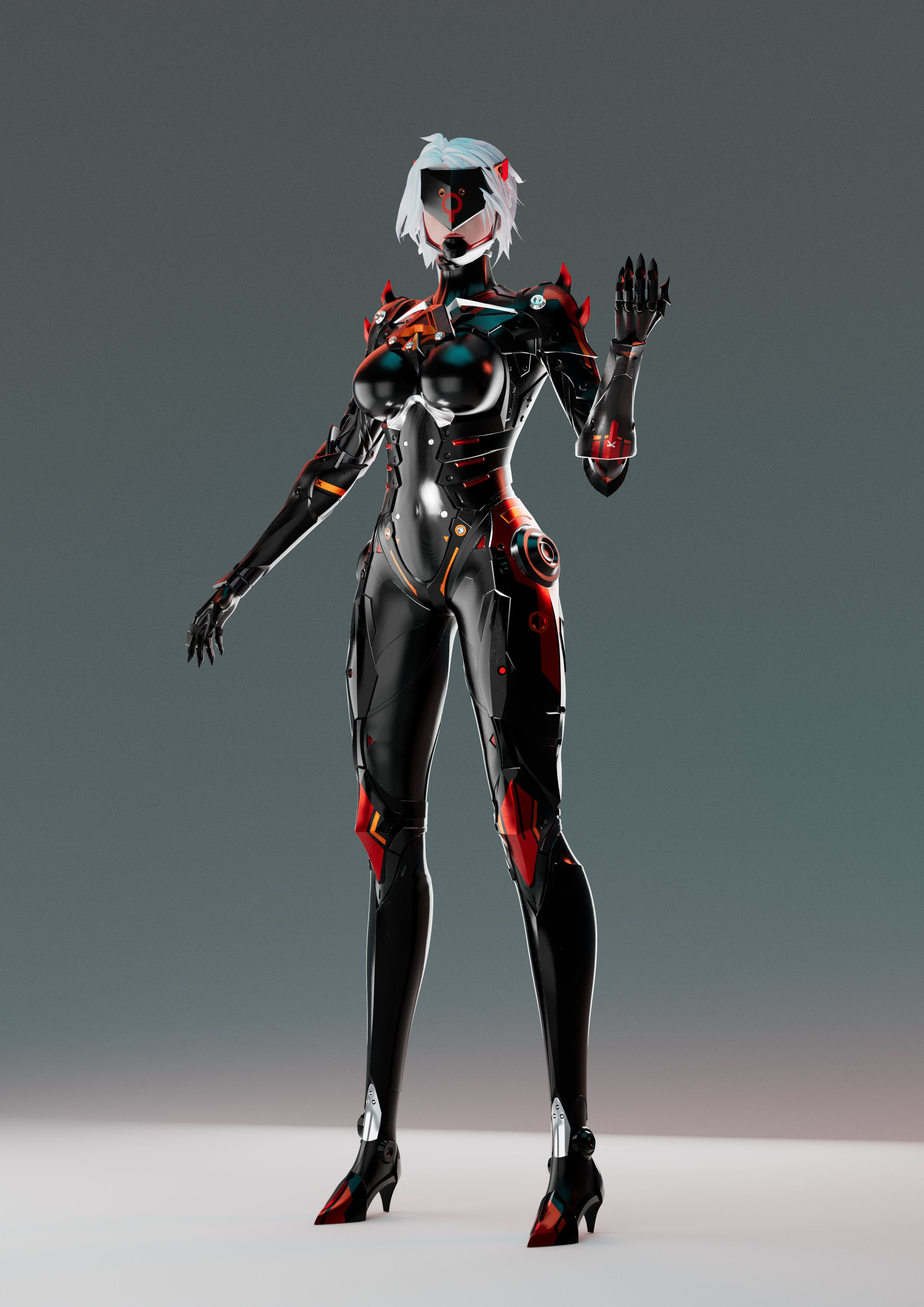 Kelly - Soldier Girl 3D model | CGTrader