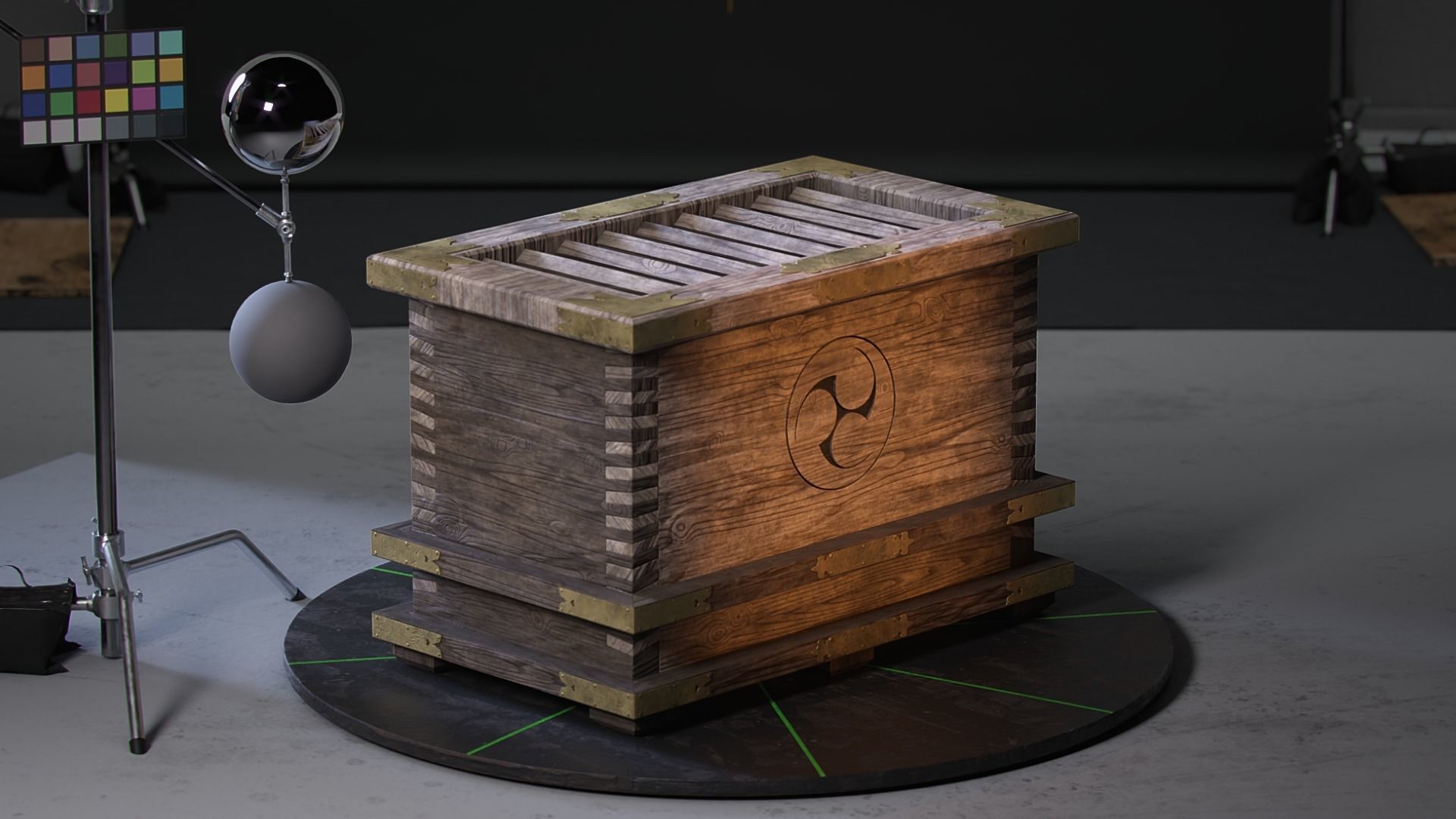 Shinto Shrine SaisenBako Donation Box 3D model | CGTrader