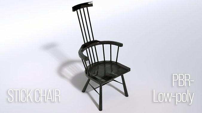 3D model Stick Chair by John Brown VR / AR / low-poly | CGTrader