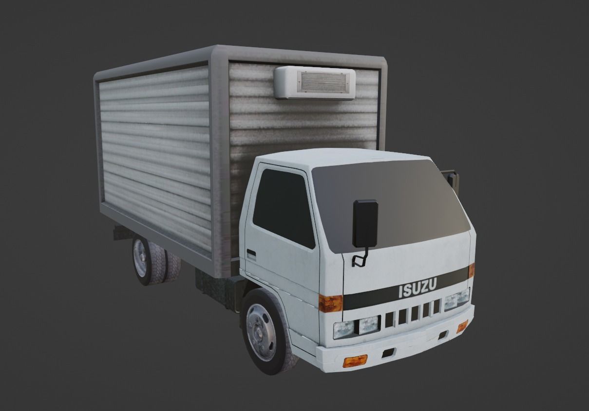 3D model Isuzu NKR VR / AR / low-poly | CGTrader