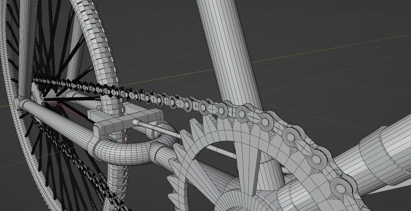 3D model Bi Cycle Low Poly VR / AR / low-poly | CGTrader