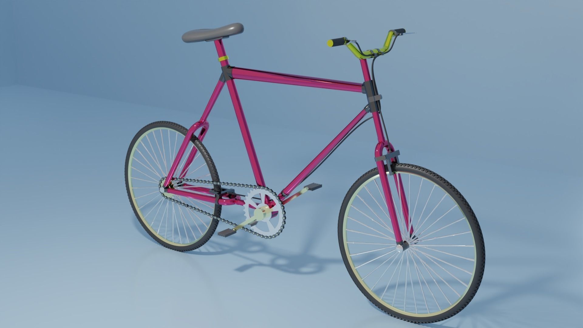 3D model Bi Cycle Low Poly VR / AR / low-poly | CGTrader