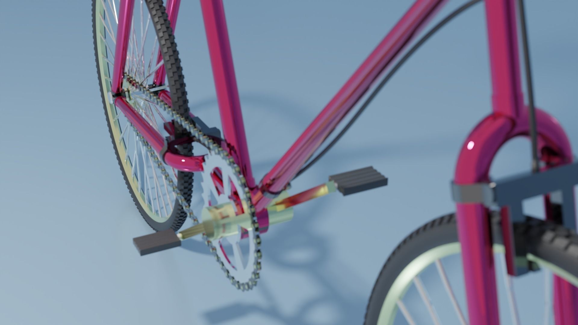 3D model Bi Cycle Low Poly VR / AR / low-poly | CGTrader