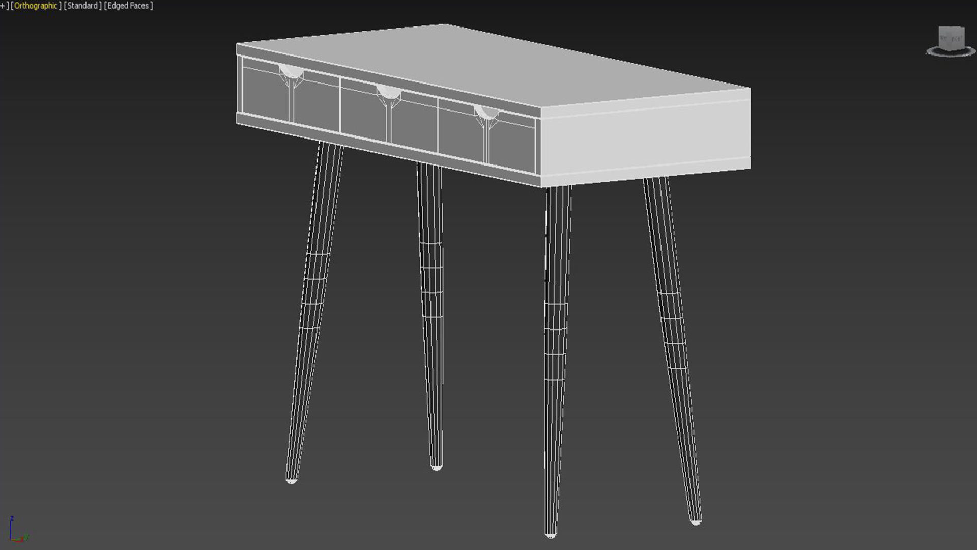 Neptune desk 3D model | CGTrader