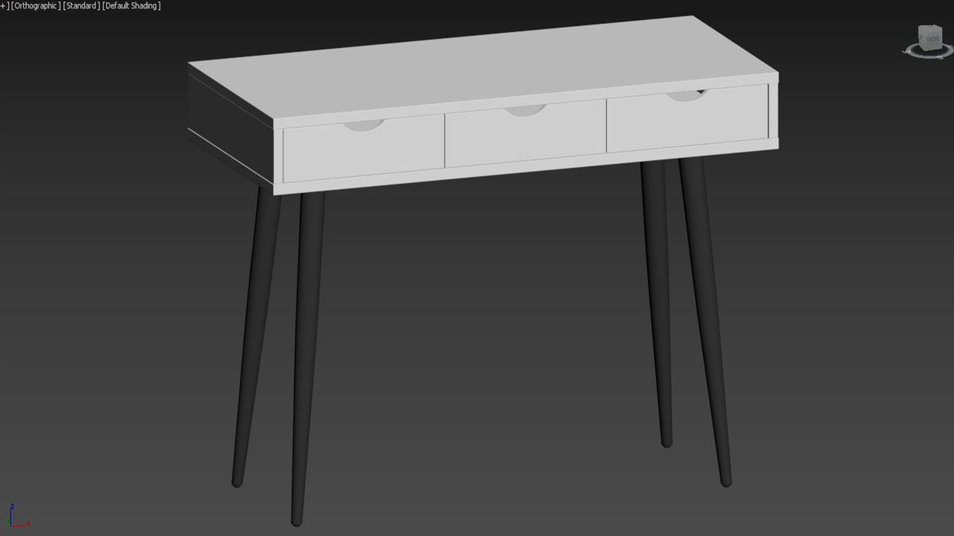 Neptune desk 3D model | CGTrader