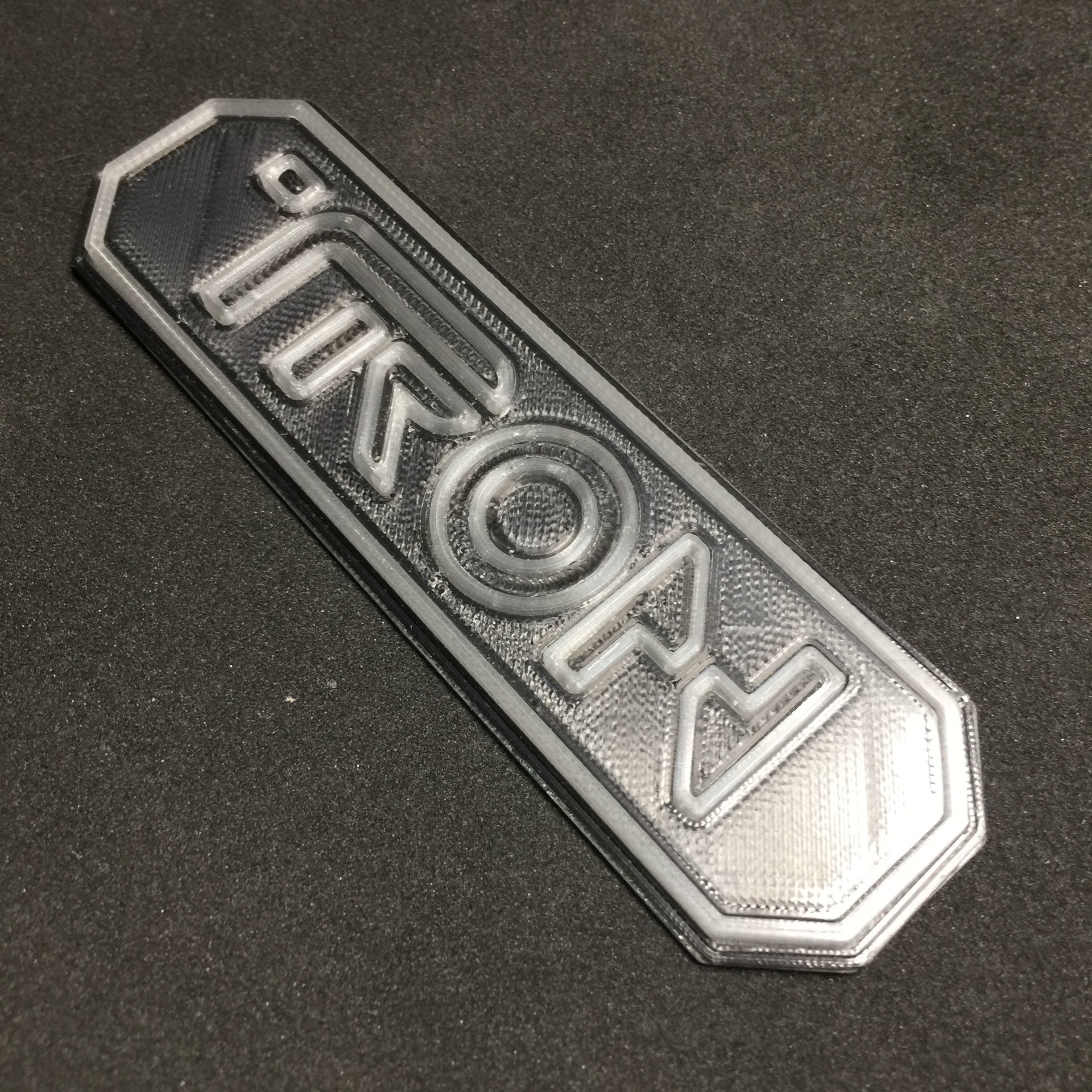 Tron Emblem Badge 3D model 3D printable | CGTrader