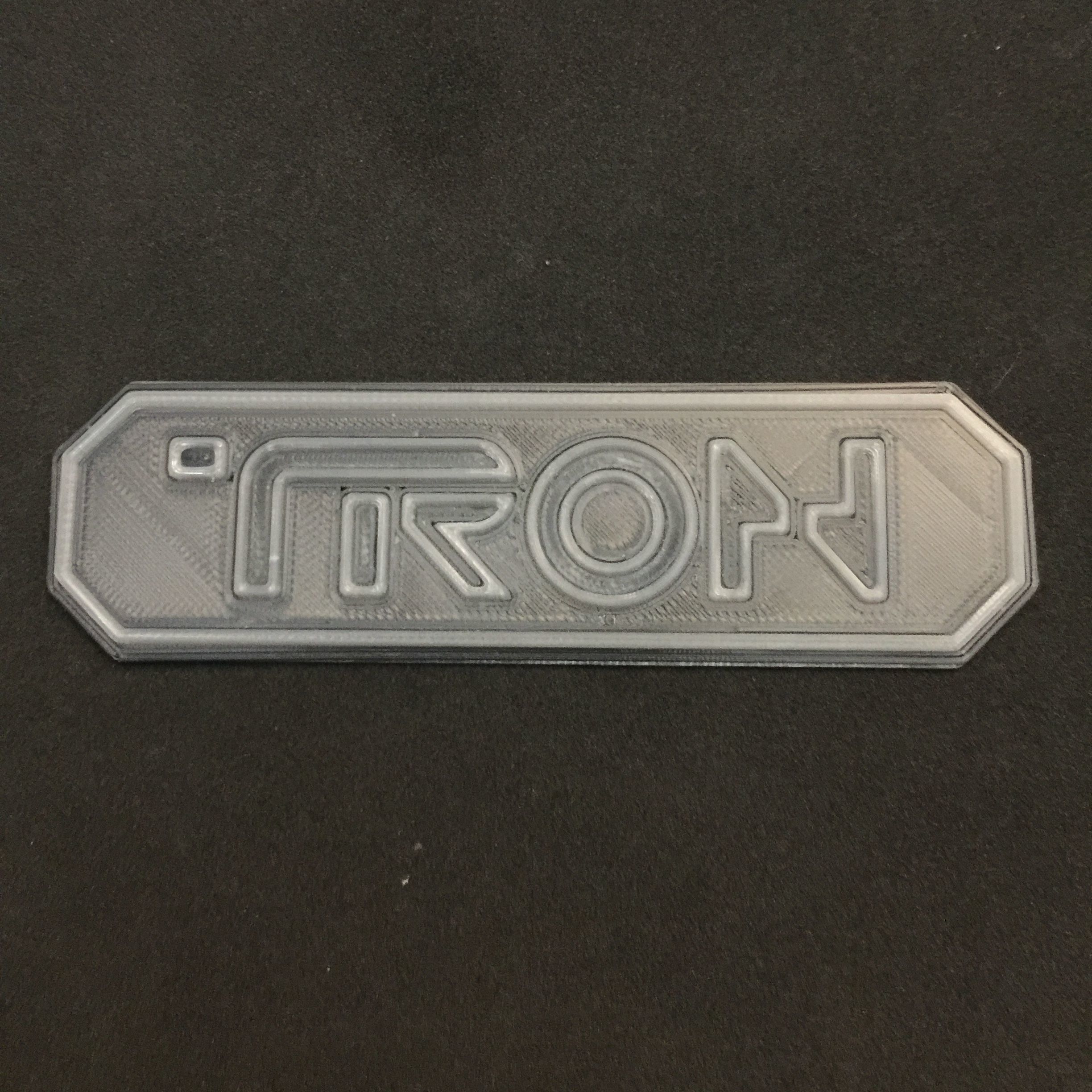 Tron Emblem Badge 3D model 3D printable | CGTrader