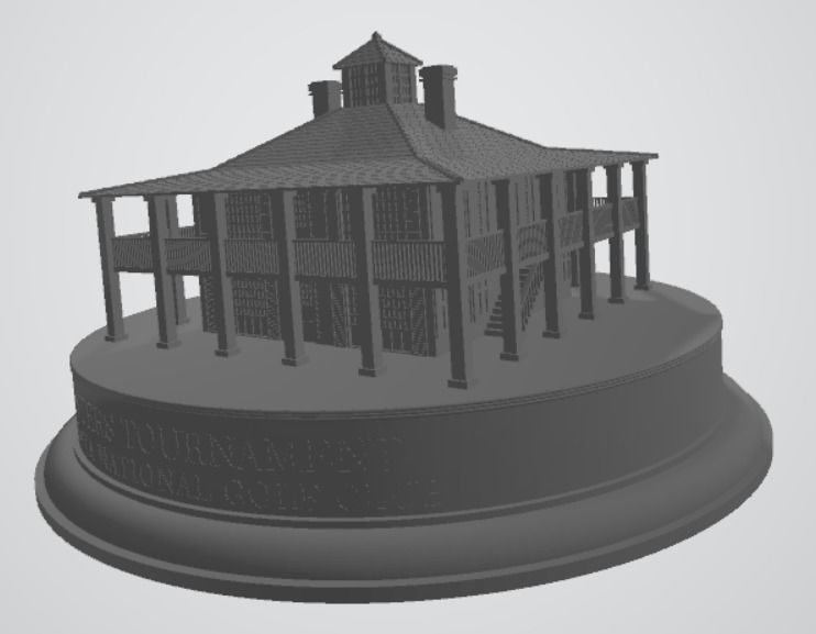 US Masters Golf Trophy 3D model | CGTrader