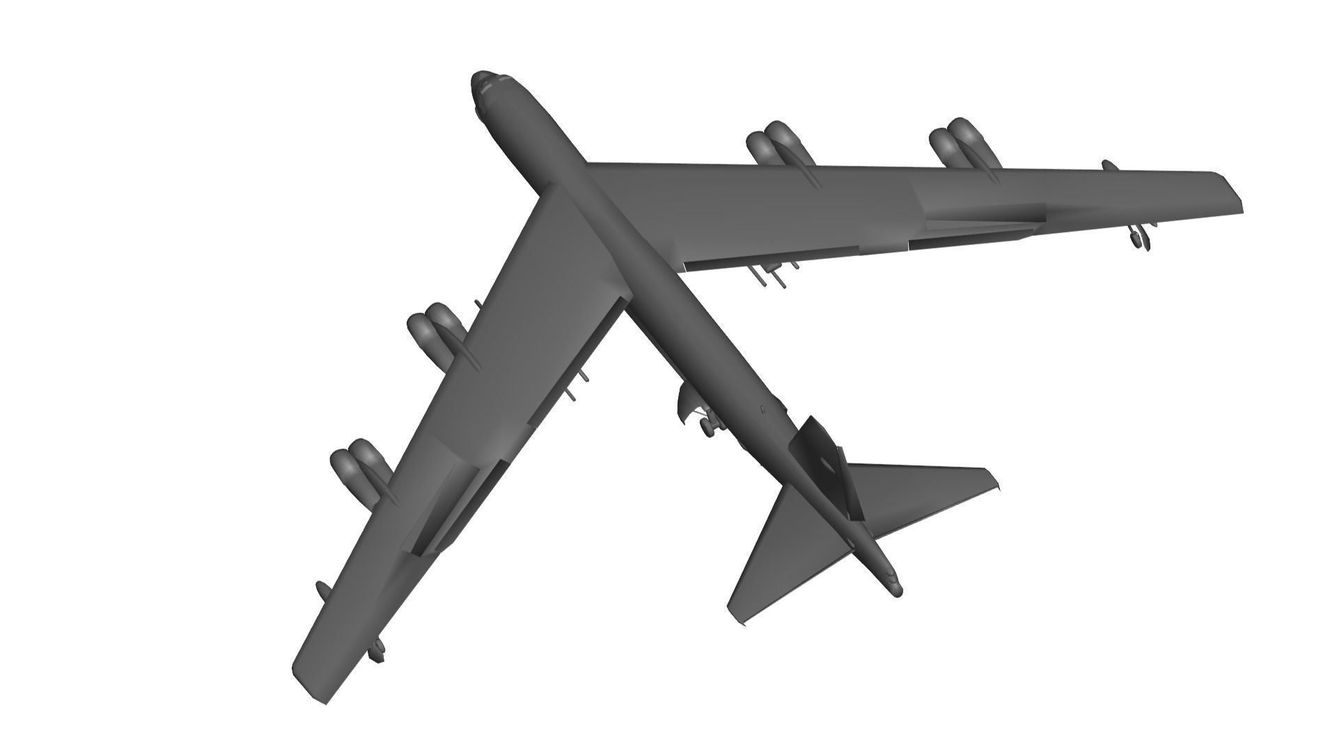 Boeing B-52 Stratofortress 3D model | CGTrader