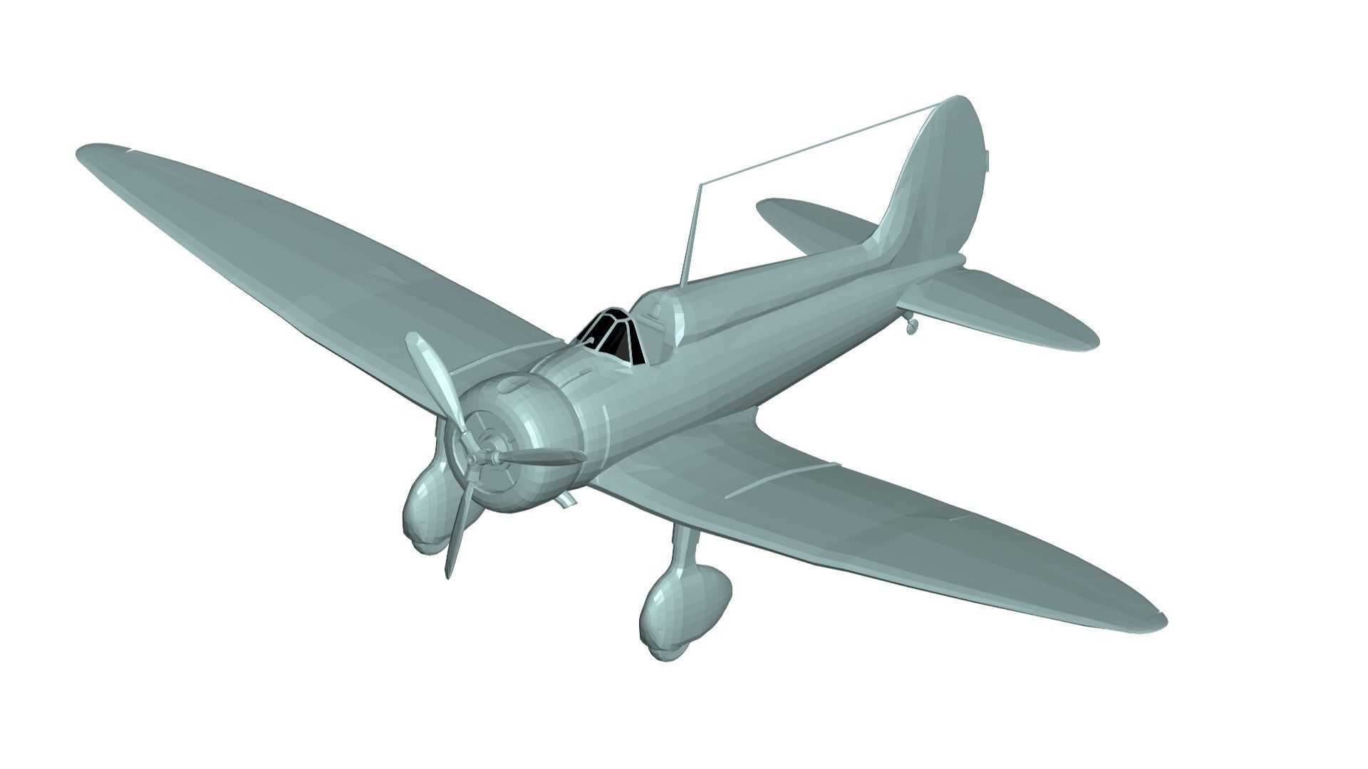 Mitsubishi A5M 3D model | CGTrader