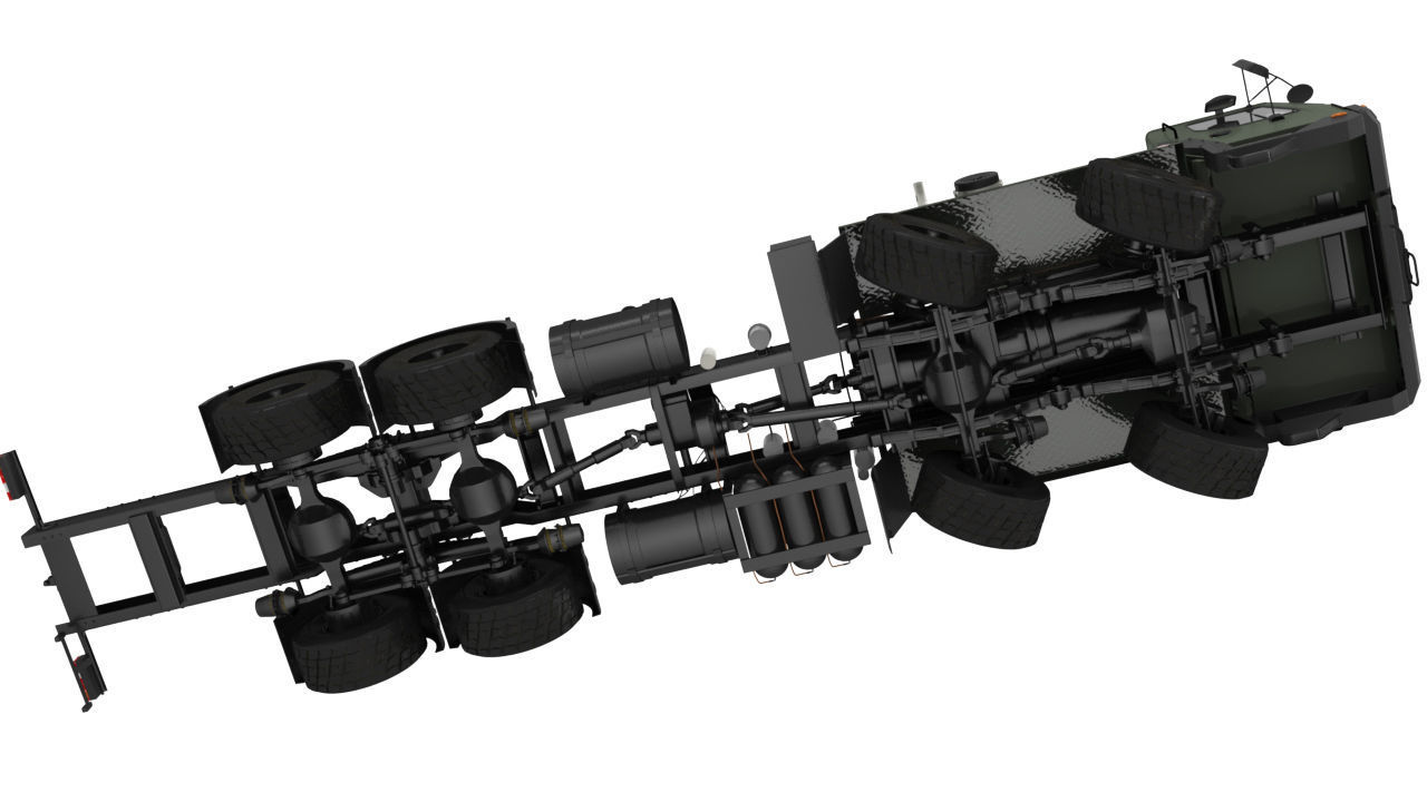 KRAZ -7634 3D model rigged | CGTrader