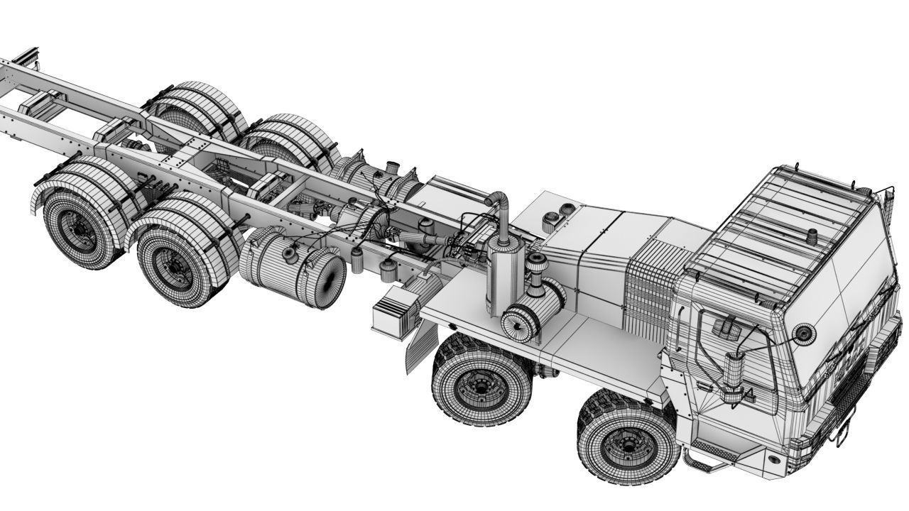 KRAZ -7634 3D model rigged | CGTrader