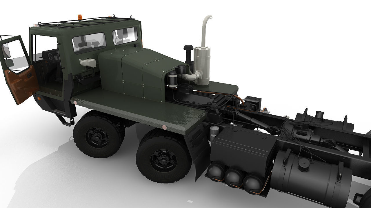 KRAZ -7634 3D model rigged | CGTrader