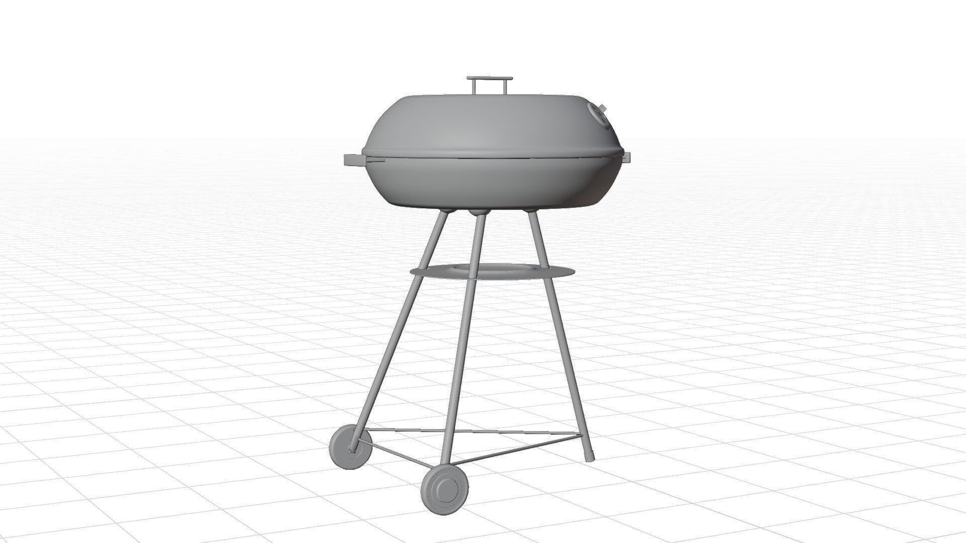 BBQ Grill 3D model 3D model | CGTrader