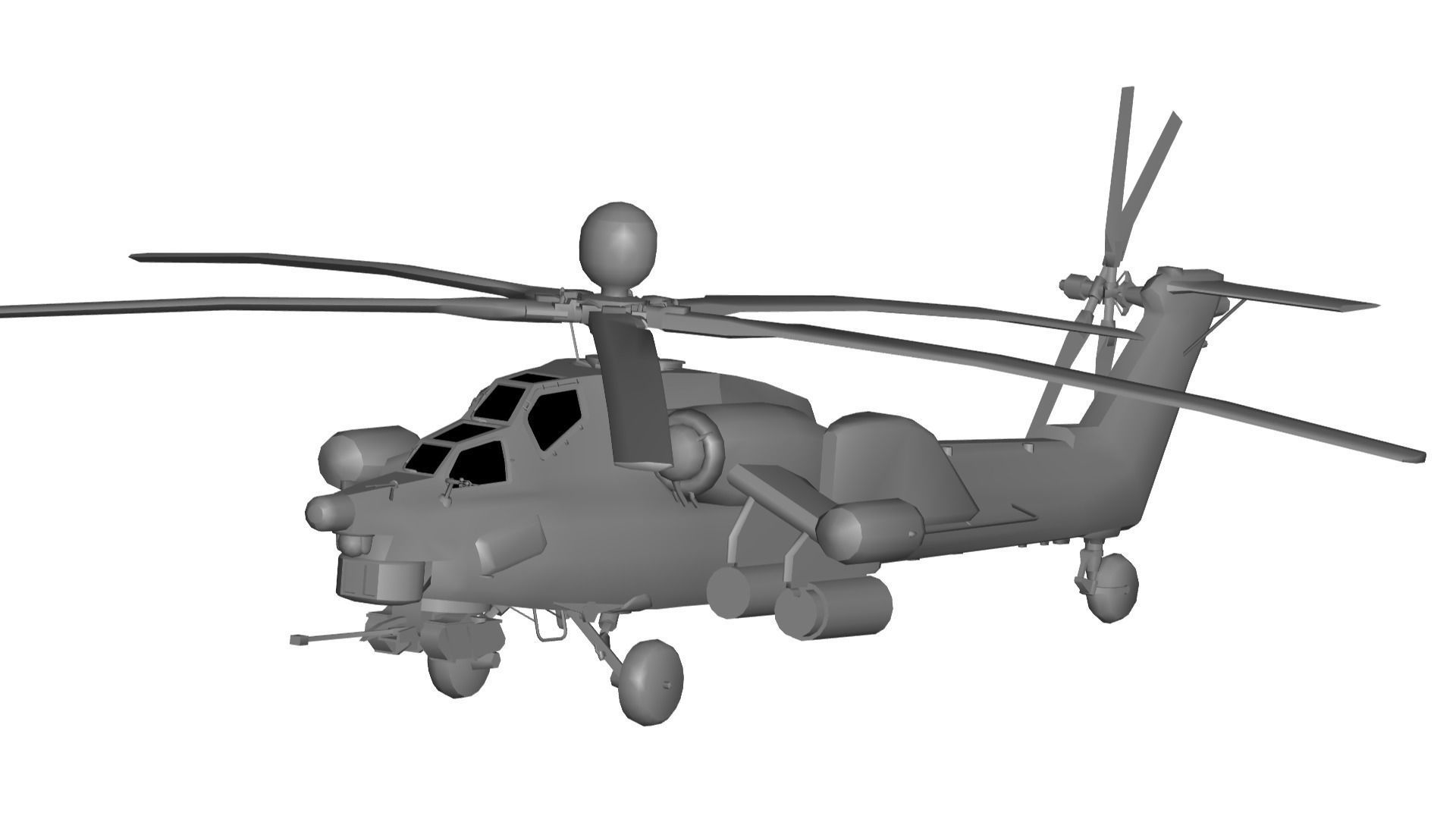 Mil Mi-28 3D model | CGTrader