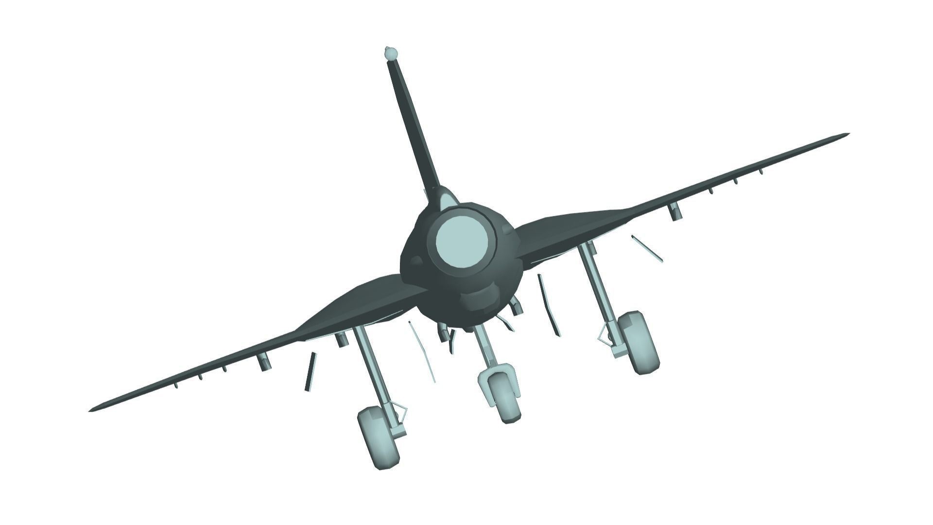 Saab-35 Draken 3D model | CGTrader