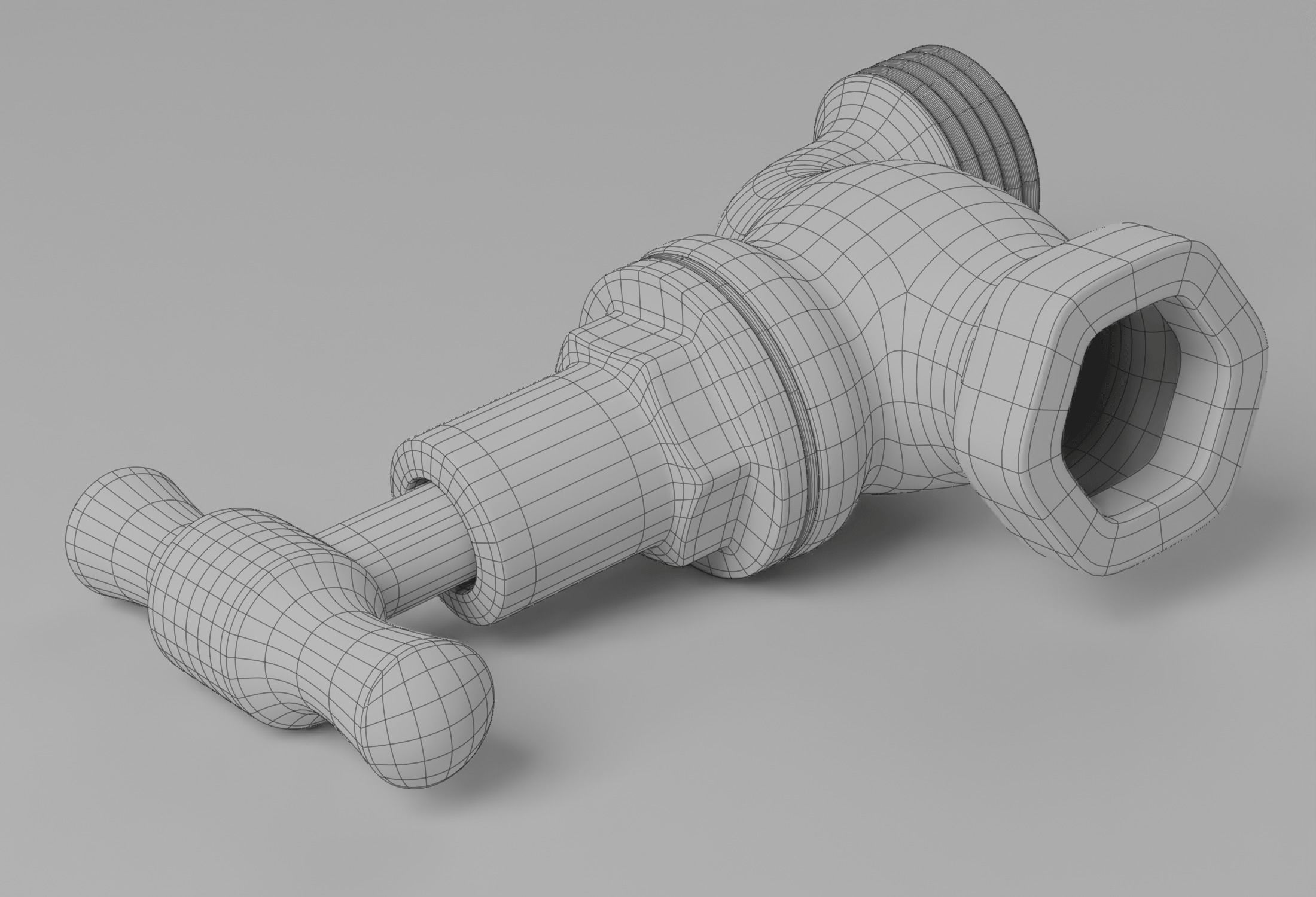 Brass Water Tap 3D model | CGTrader