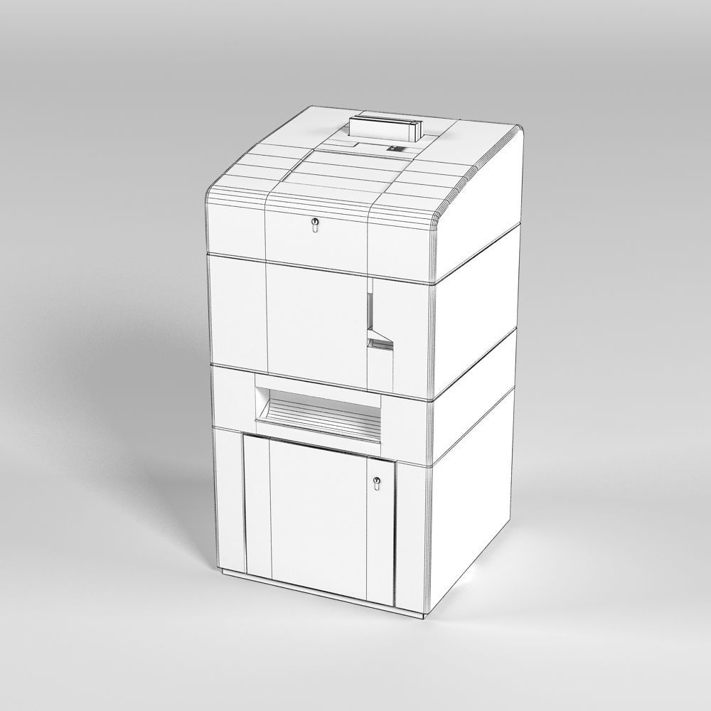 Bank Coin Counter Machine 3D model | CGTrader